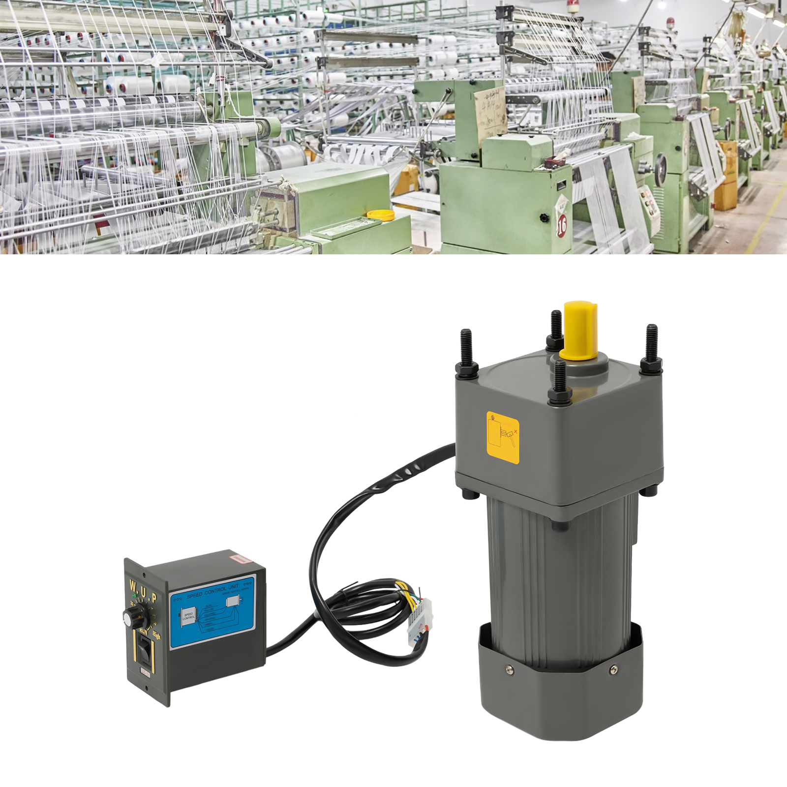 Toolven High-Performance Gear Motor, Ready-to-Use M250-402 Gear Motor ...