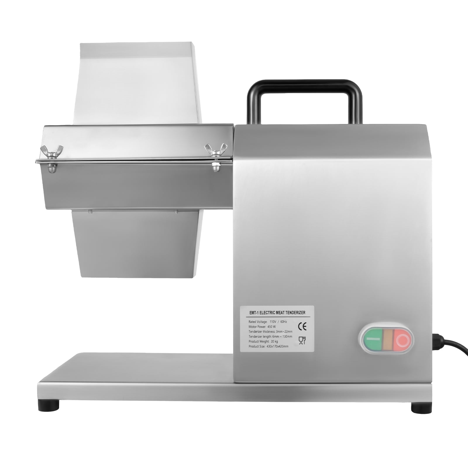 Toolven Meat Tenderizer Machine, 450W Copper Motor, 5.31in Blades, Full ...