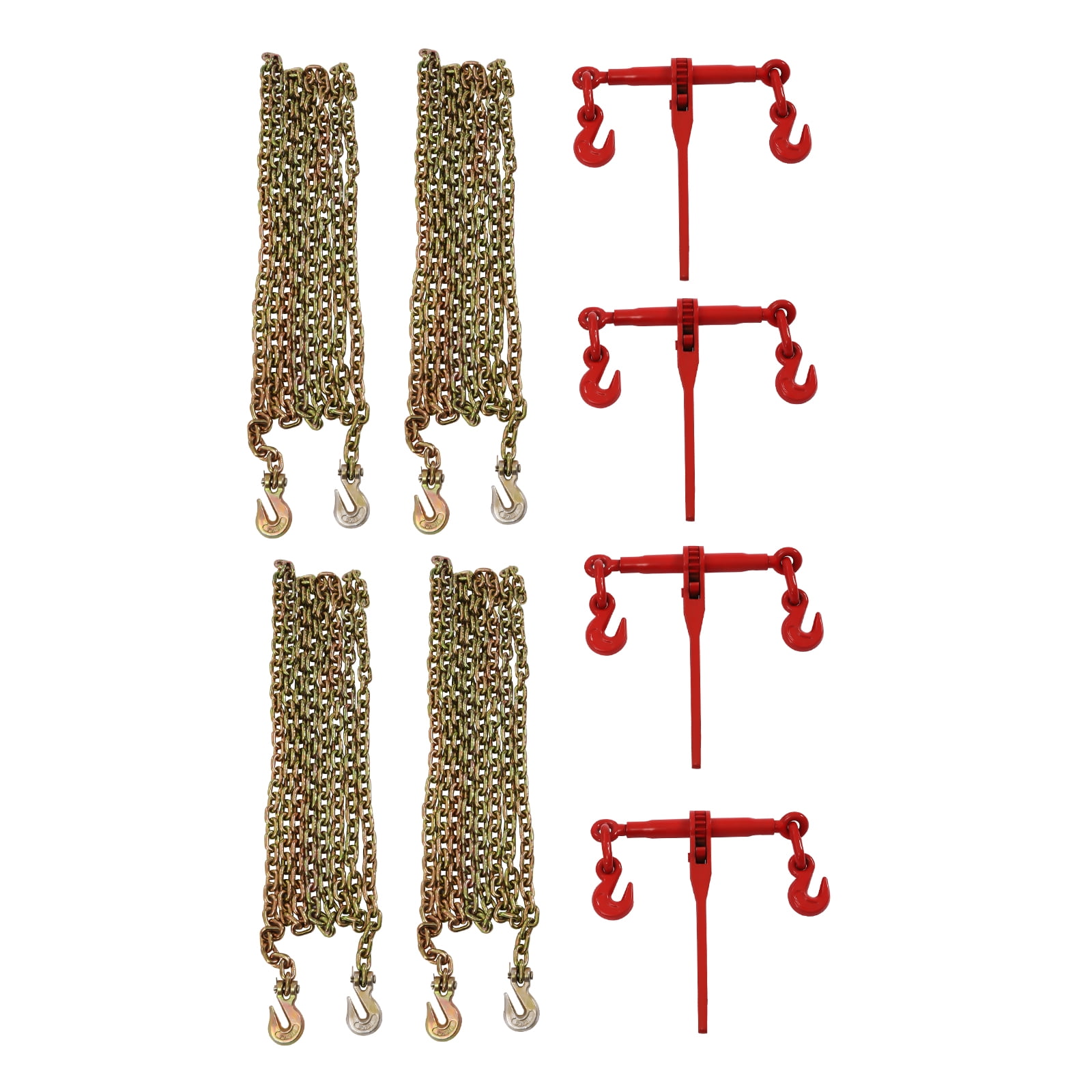 Toolven NEW G80 5 16 3 8 Chain and Binder Kit Ratchet 20 Chain Load ...