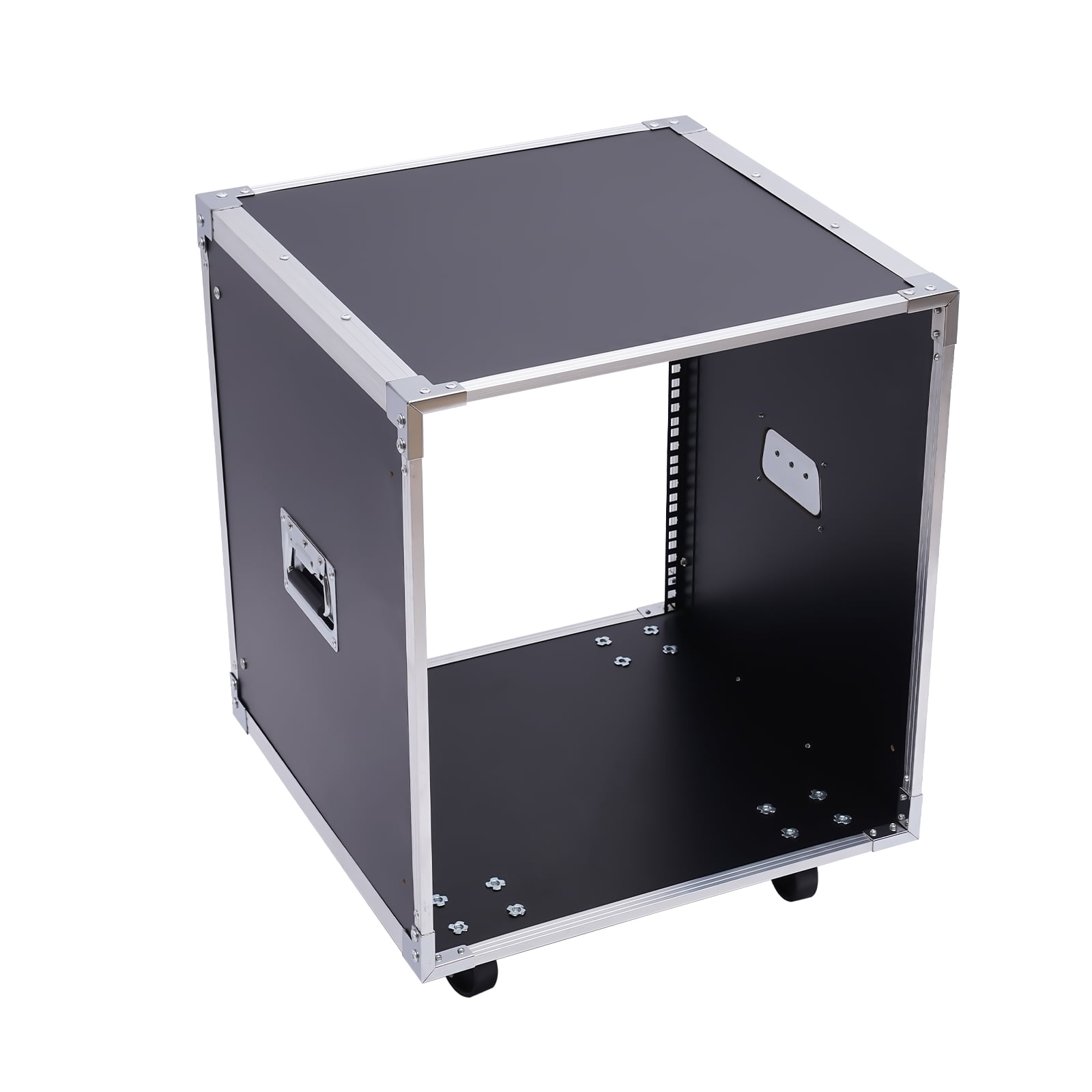Toolven Network Cabinet – 12U Portable Rolling Rack, 100kg Load ...