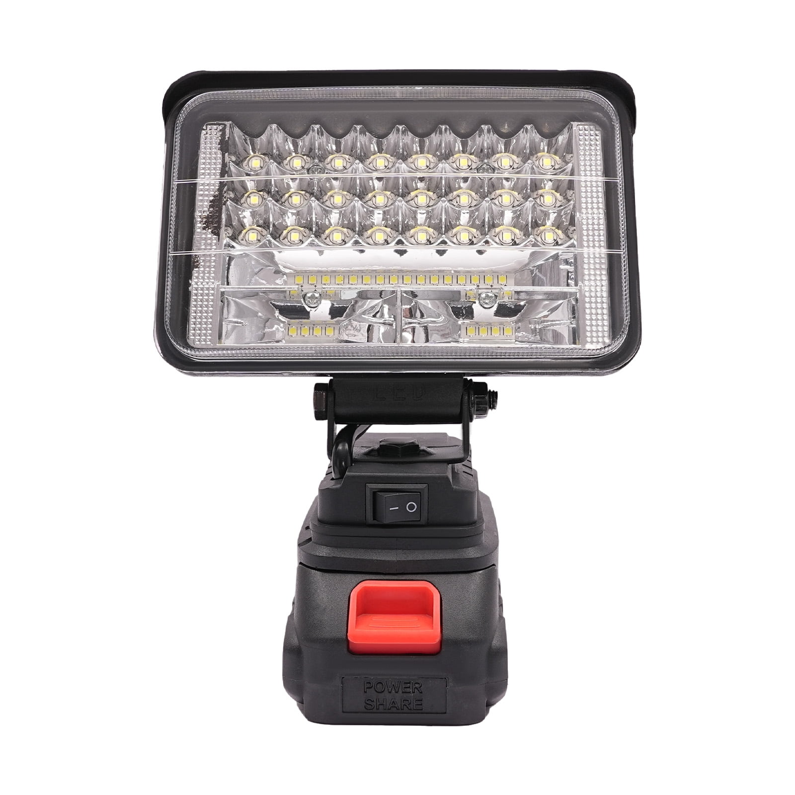 Toolven Outdoor LED Work Light, 48W, 800LM, 6 Hours Battery Life ...