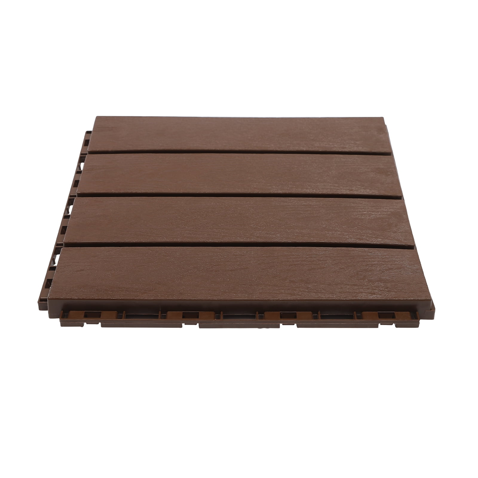 Toolven Patio Deck Tiles, Interlocking Flooring for Outdoor and Indoor ...