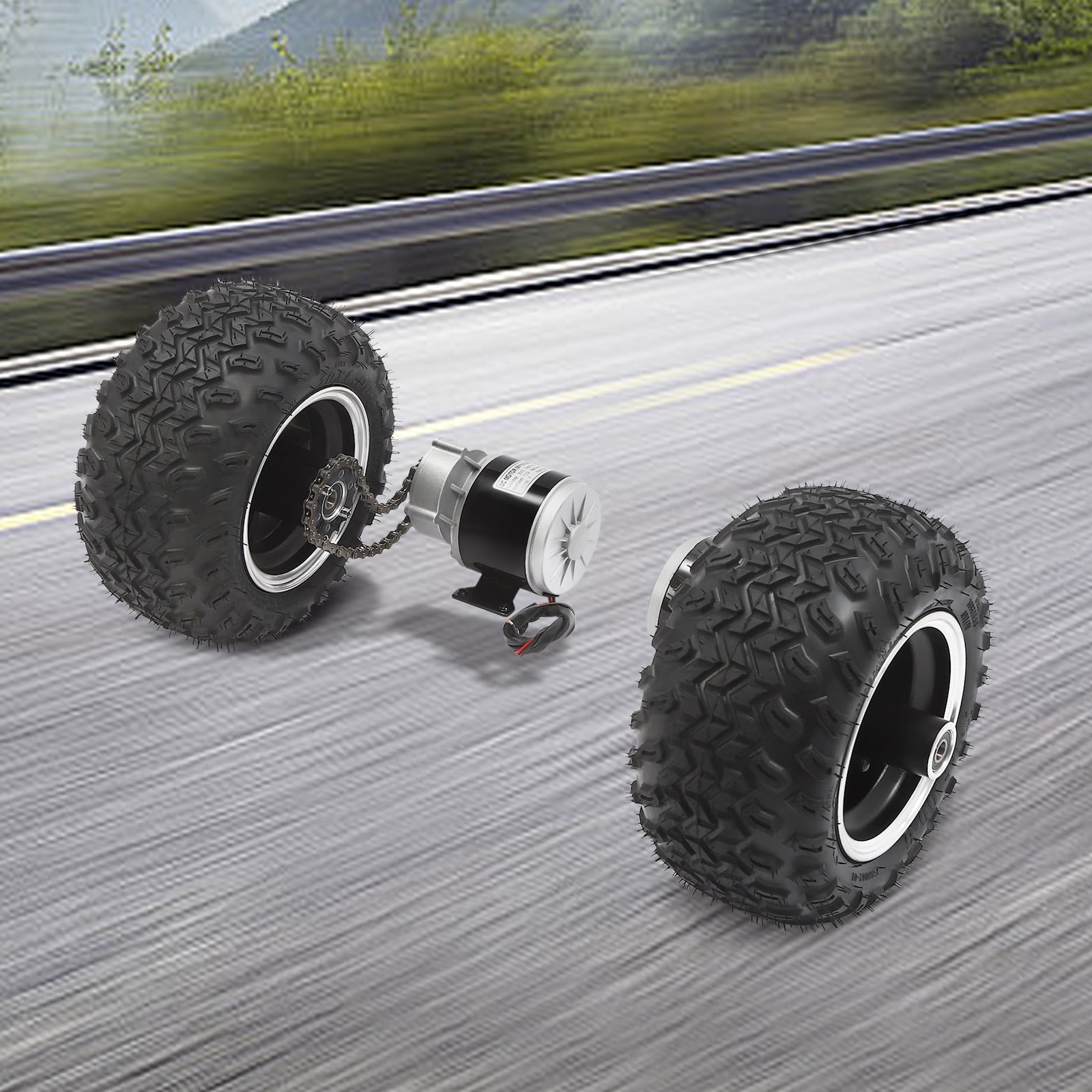 Toolven Powerful 350W Electric Motor Kit for Scooters, High Load ...