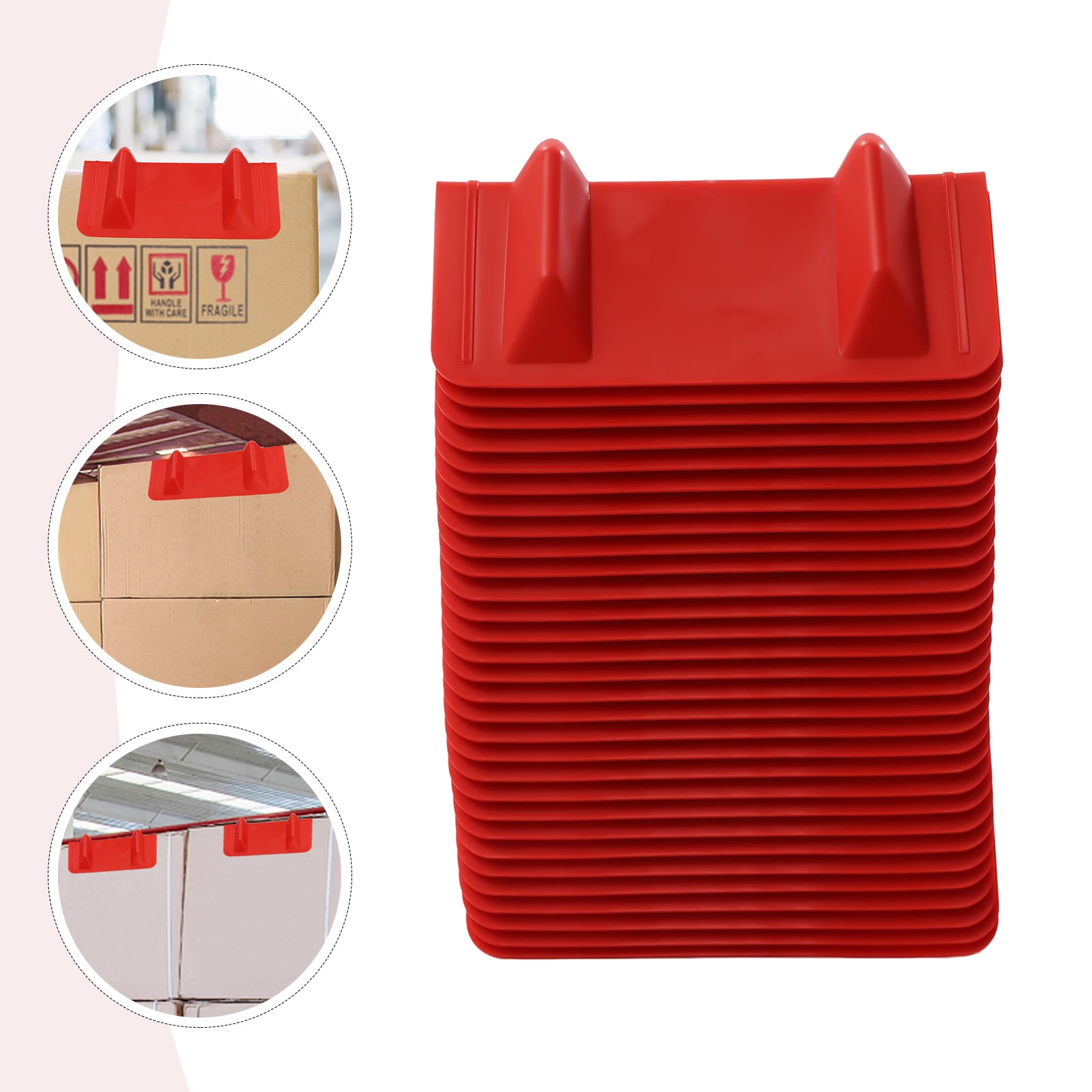 Toolven Red 30 Pack Corner Protector Edge Protectors Flatbed Protects ...