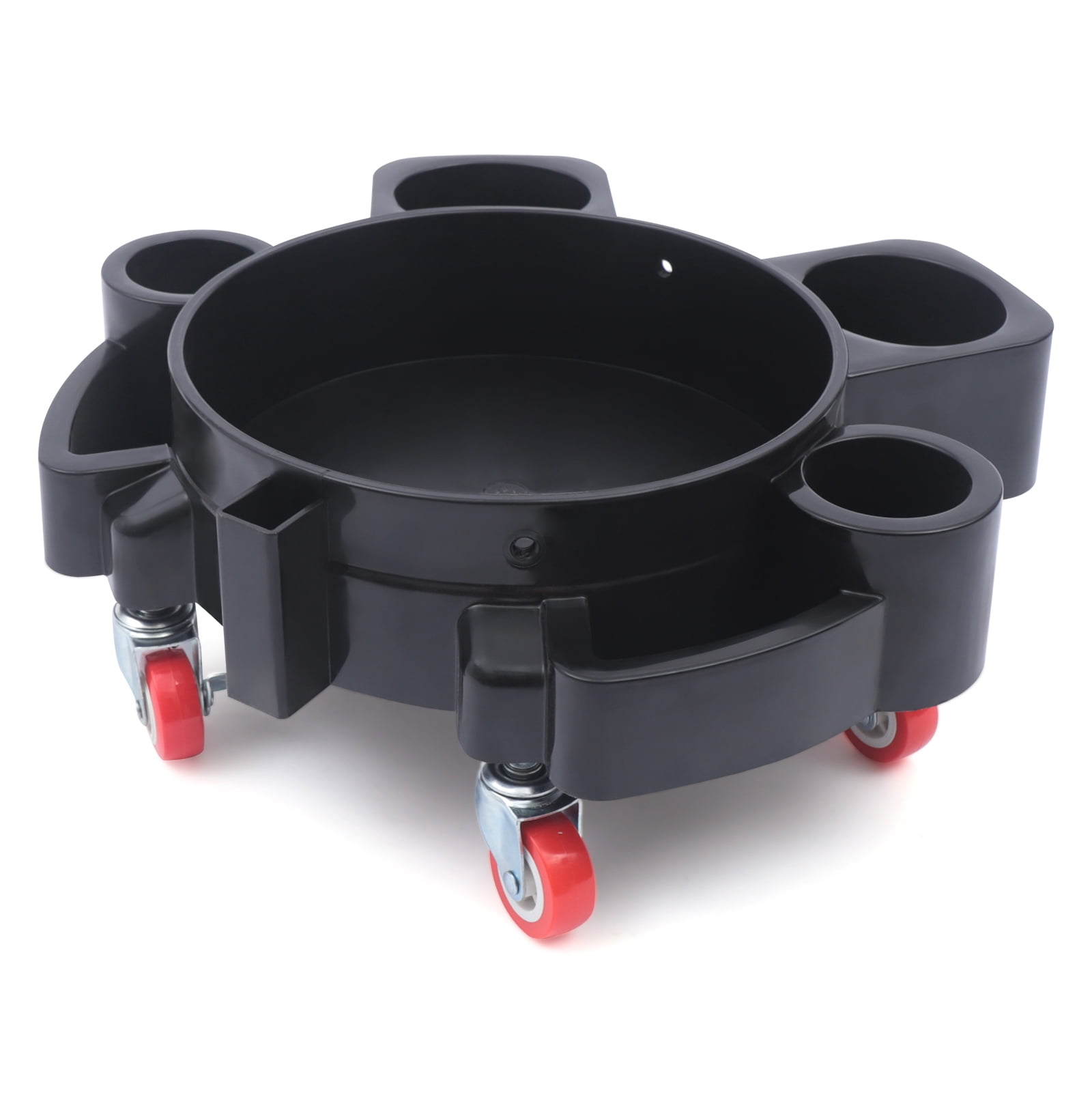 Toolven Rolling Car Wash Dolly Cart Detailing Cleaning Kits Holder ...