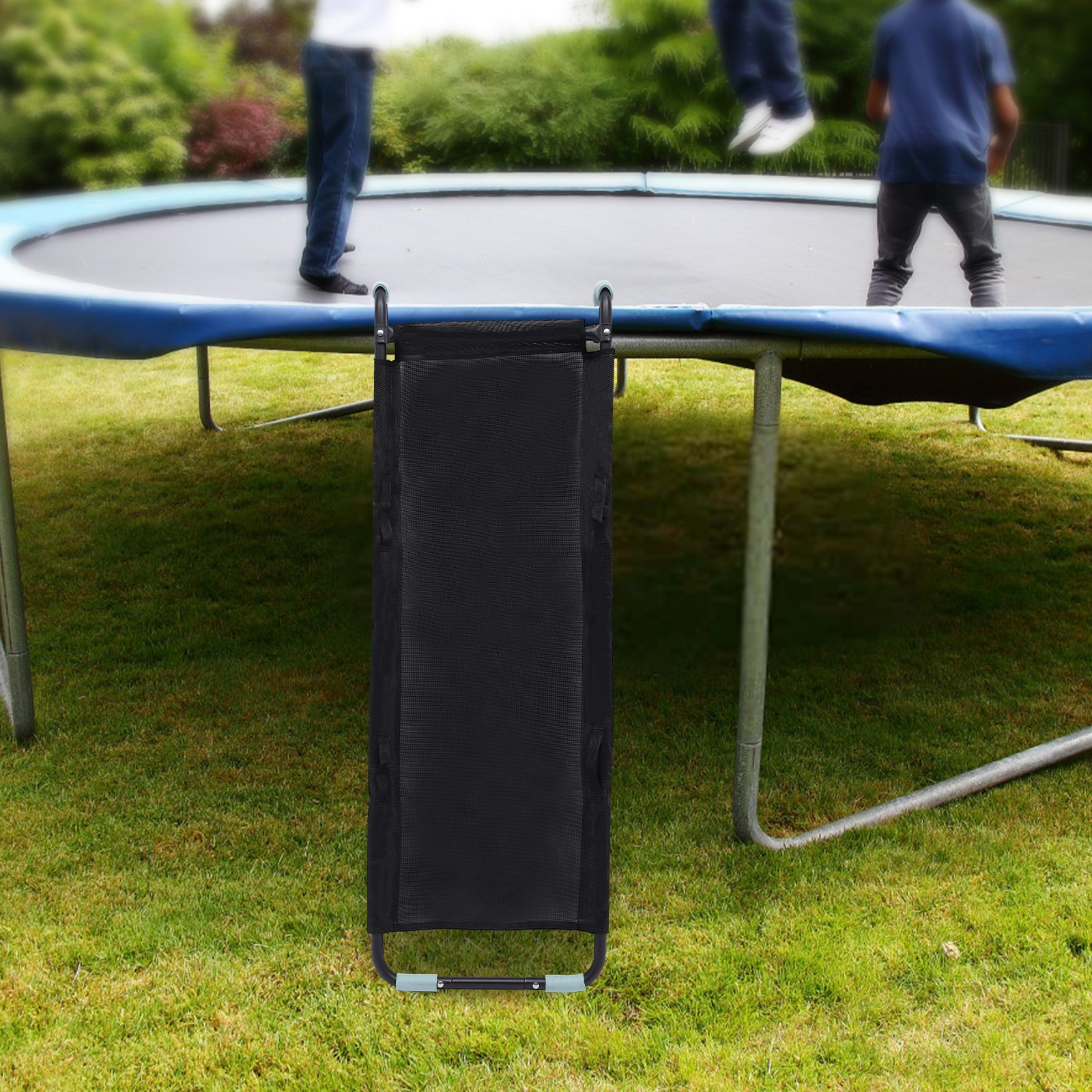 Toolven Safe and Sturdy Trampoline Ladder with Reinforced Fabric ...