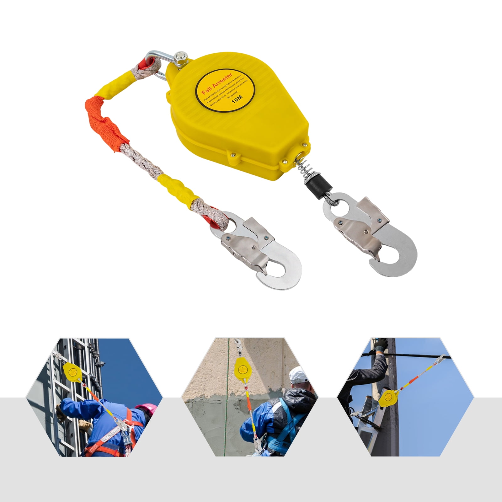 Toolven Safety Fall Protection Fall Arrester Heavy Duty Aviation Grade ...