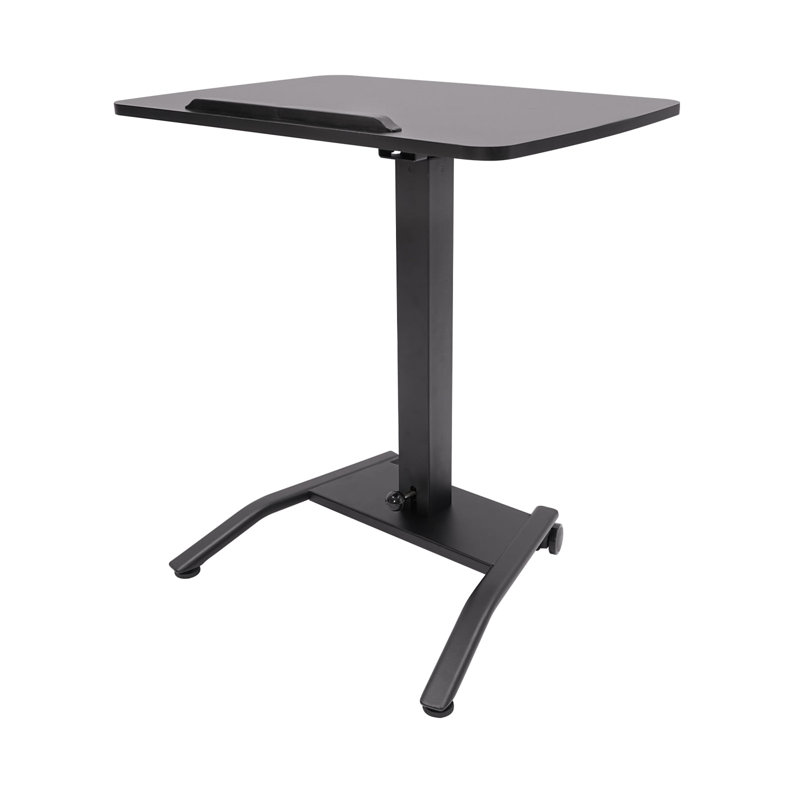 Toolven Stand Up Computer Workstations with Iron and Wood, 25.517 Inch ...