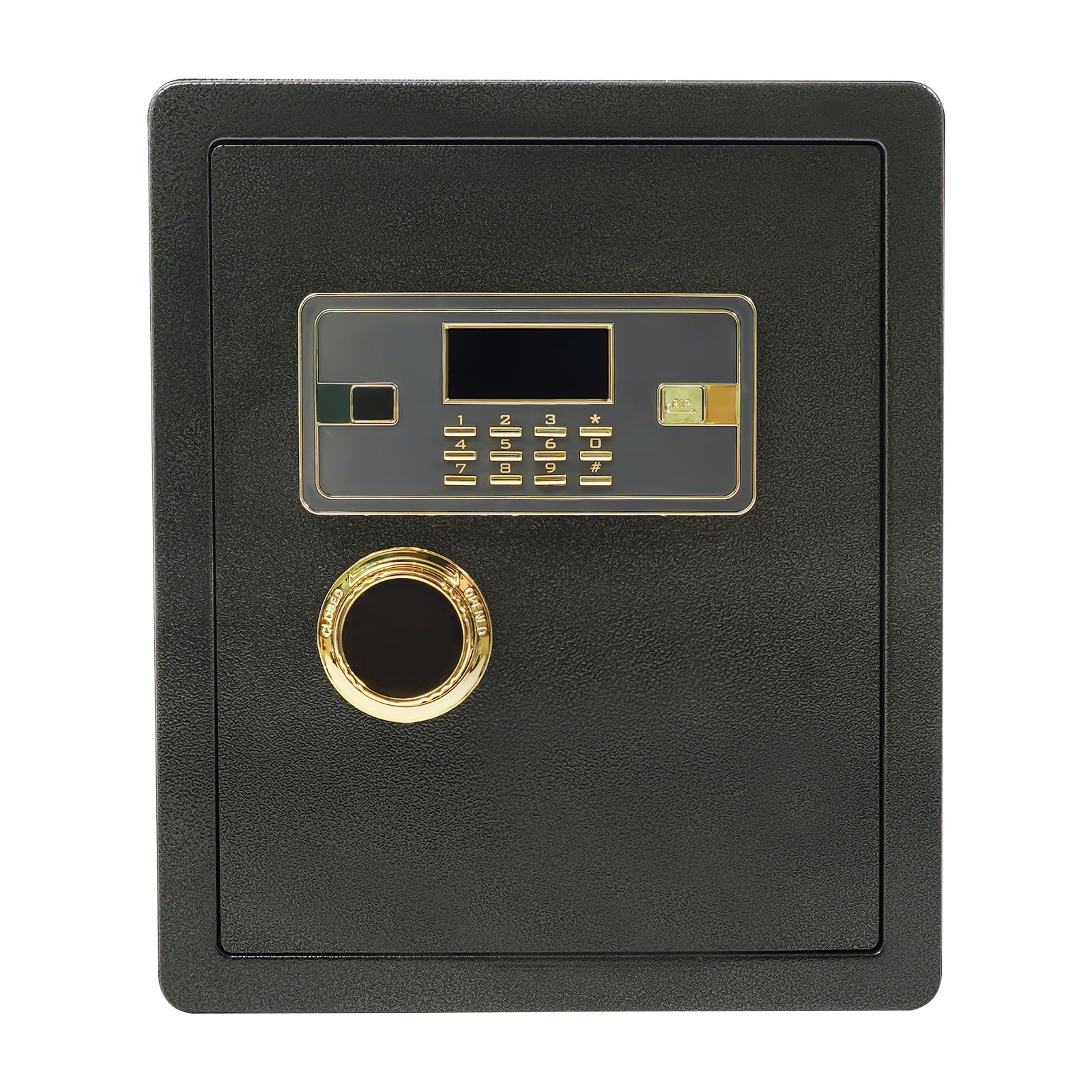 Toolven Sturdy Safe Box with Fireproof Feature, Combination & Key Lock ...