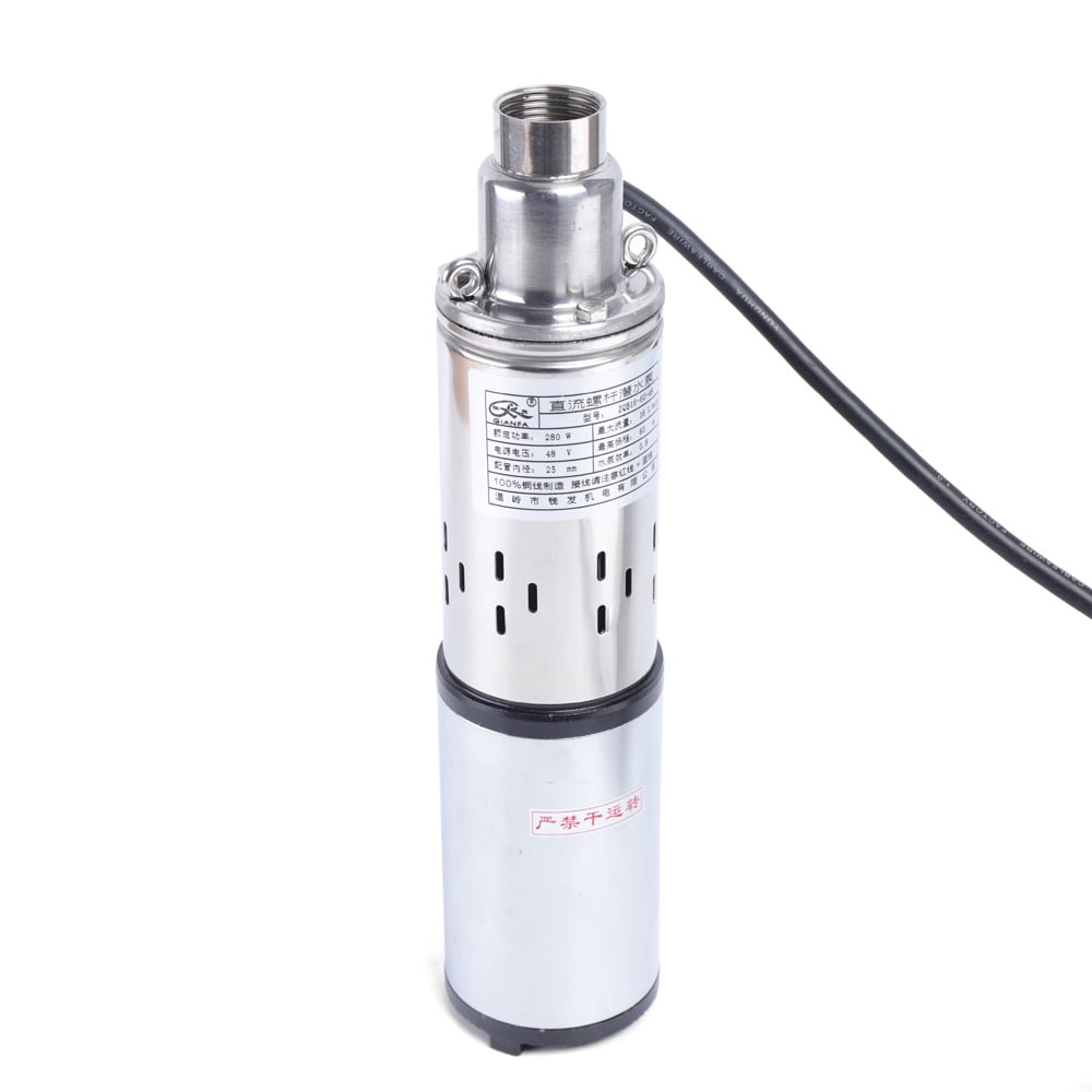 Toolven Submersible Water Pump, 280W High-Power Motor, Stainless Steel ...