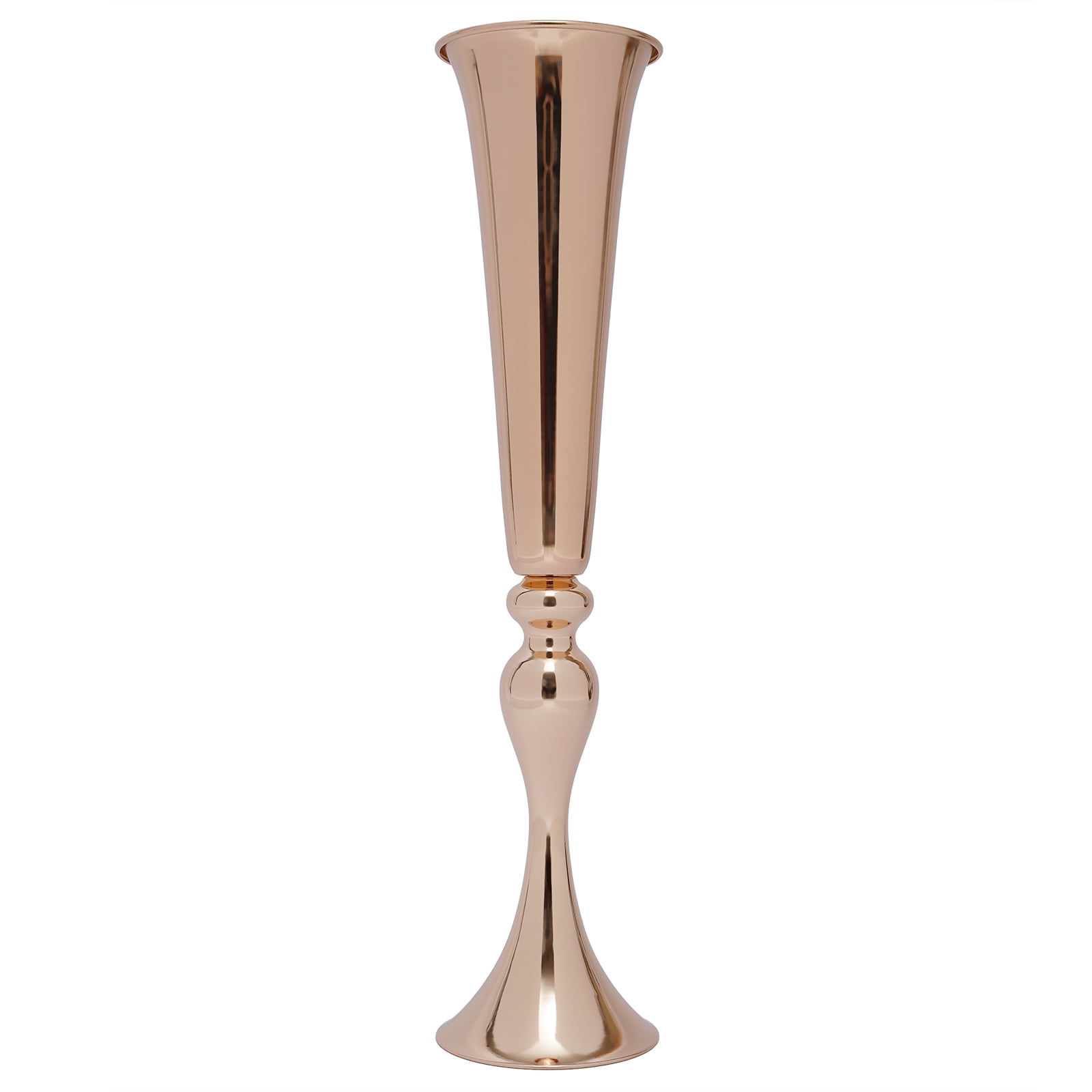 Toolven Tall Wedding Flower Vase With Elegant Gold Electroplated