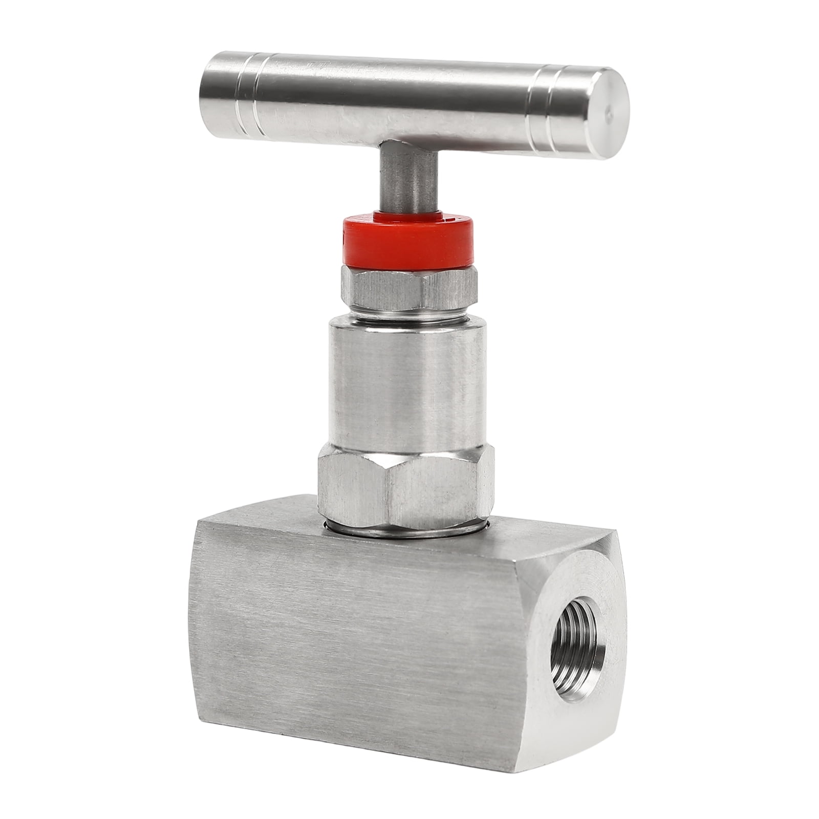 Toolven Two Ports Straight Needle Valve 6000PSI 1 4 NPT Thread 316 ...