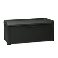 Toomax Florida Deck Patio Storage Box Bin Bench Waterproof, 145Gal ...