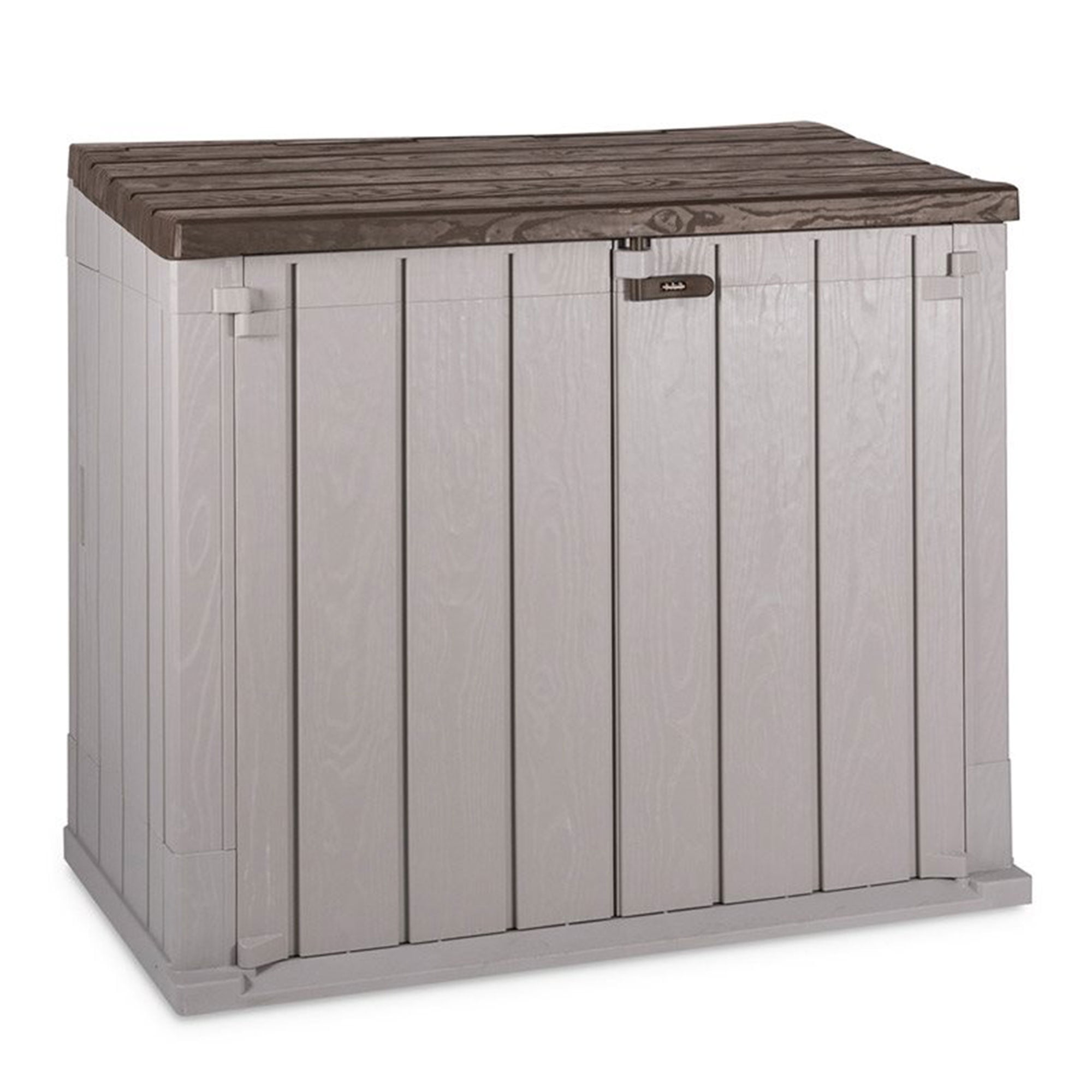 Toomax Stora Way All Weather 4.25'x2.5' Storage Shed, Taupe Gray ...