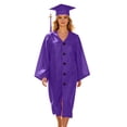 Toome Adult Graduation Gown and Cap Set, Unisex Bachelor Commencement ...