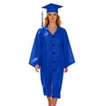 Toome Adult Graduation Gown and Cap Set, Unisex Commencement Robe with ...
