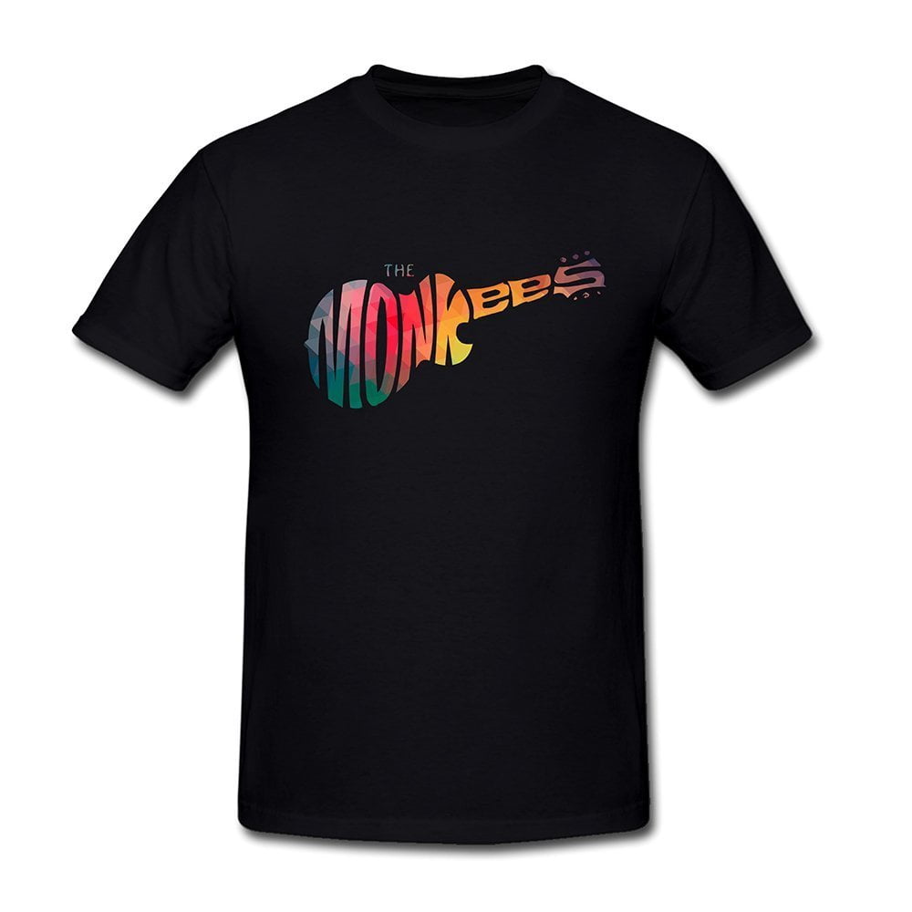 Toomii Men's The Monkees Guitar Rock Band Logo T-Shirt - Walmart.com