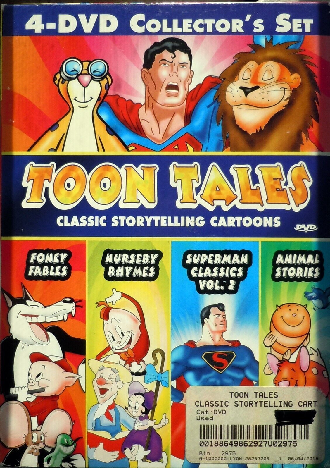 Toon Tales - Classic Storytelling Cartoons (4 DVD Collector's Set ...