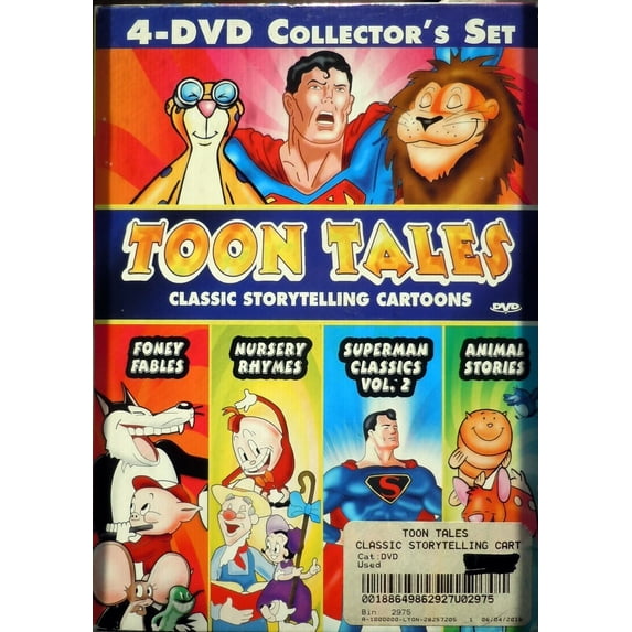 Toon Tales - Classic Storytelling Cartoons (4 DVD Collector's Set ...