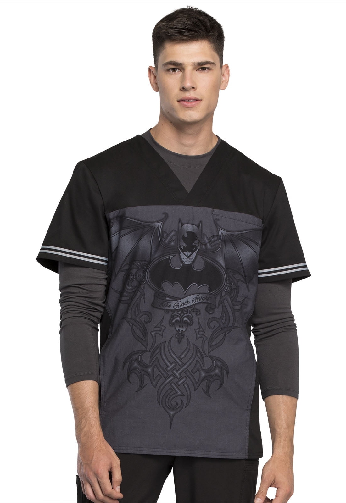 Tooniforms Disney Men's V-Neck Medical Scrub Top TF707 - Walmart.com