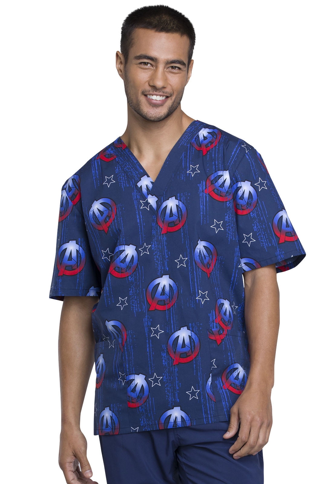 Tooniforms Men Scrubs Top, V-Neck, TF606, M, A For Avengers - Walmart.com