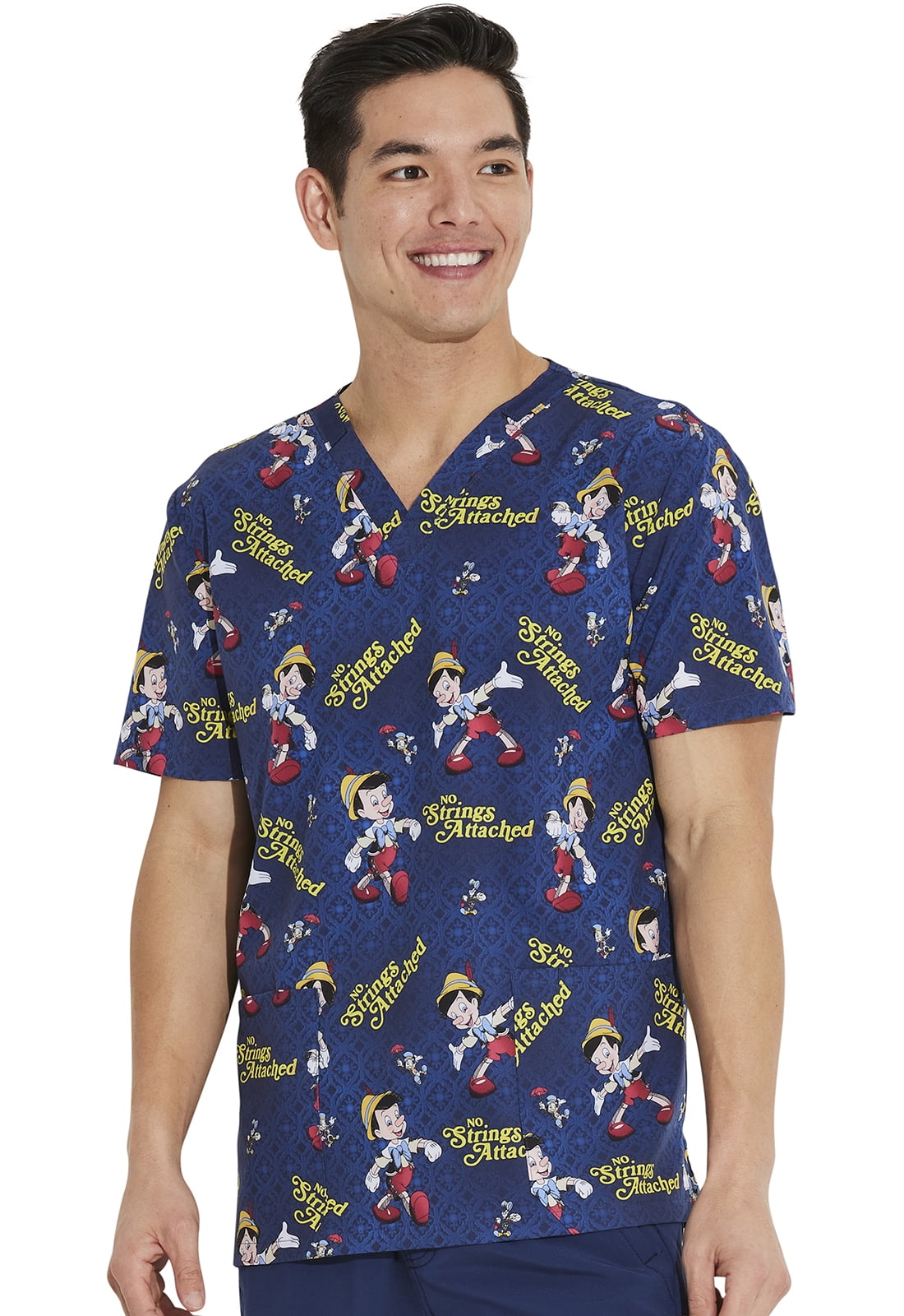 Tooniforms Scrubs Top For Men V-Neck TF740 - Walmart.com