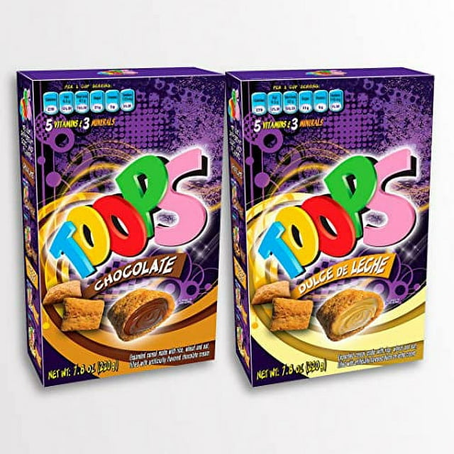 Toops Bundle – Chocolate and Dulce de Leche Filled Cereal, Perfect with ...