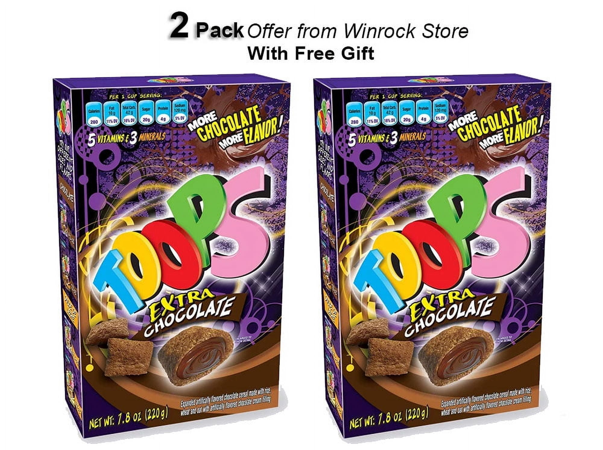 Toops Extra Chocolate, More Chocolate More Flavour 7.8 oz (2 Pack) Free ...