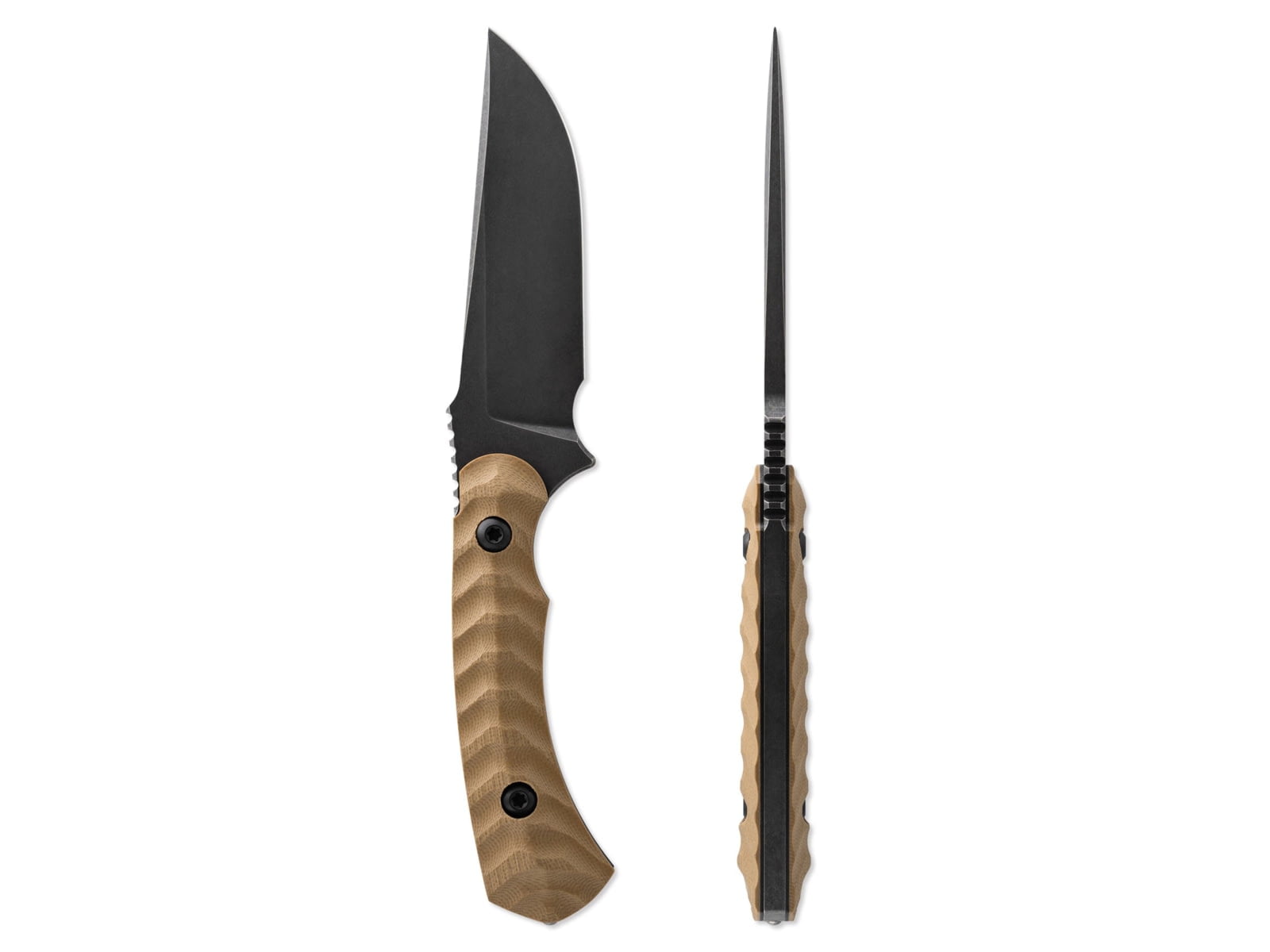 Toor Knives Brauler Fixed Blade Knife, 3.875in, CPM Cru-Wear, Drop ...