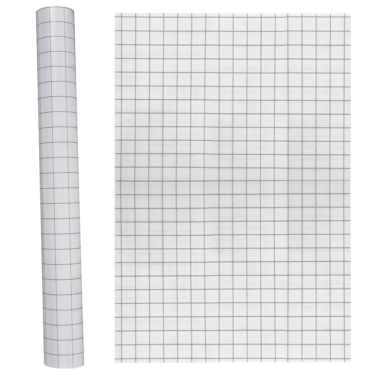 Toorise 11.8 x 39.4in Transfer Tape Roll with Blue/Grey Alignment Grid ...