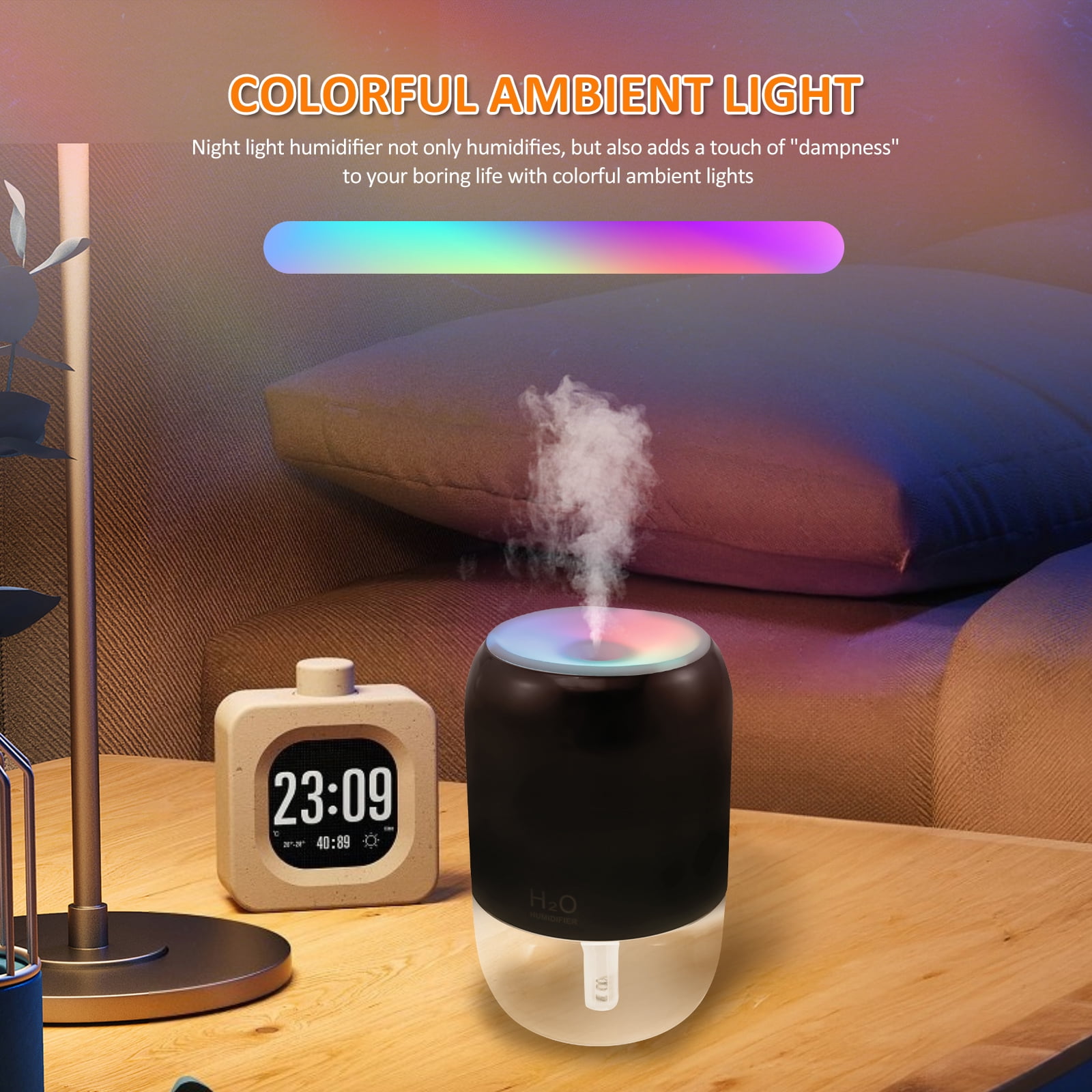 Toorise 1Pc Small Humidifier 200 ML 2 Mist Modes Cool Mist Humidifier ...