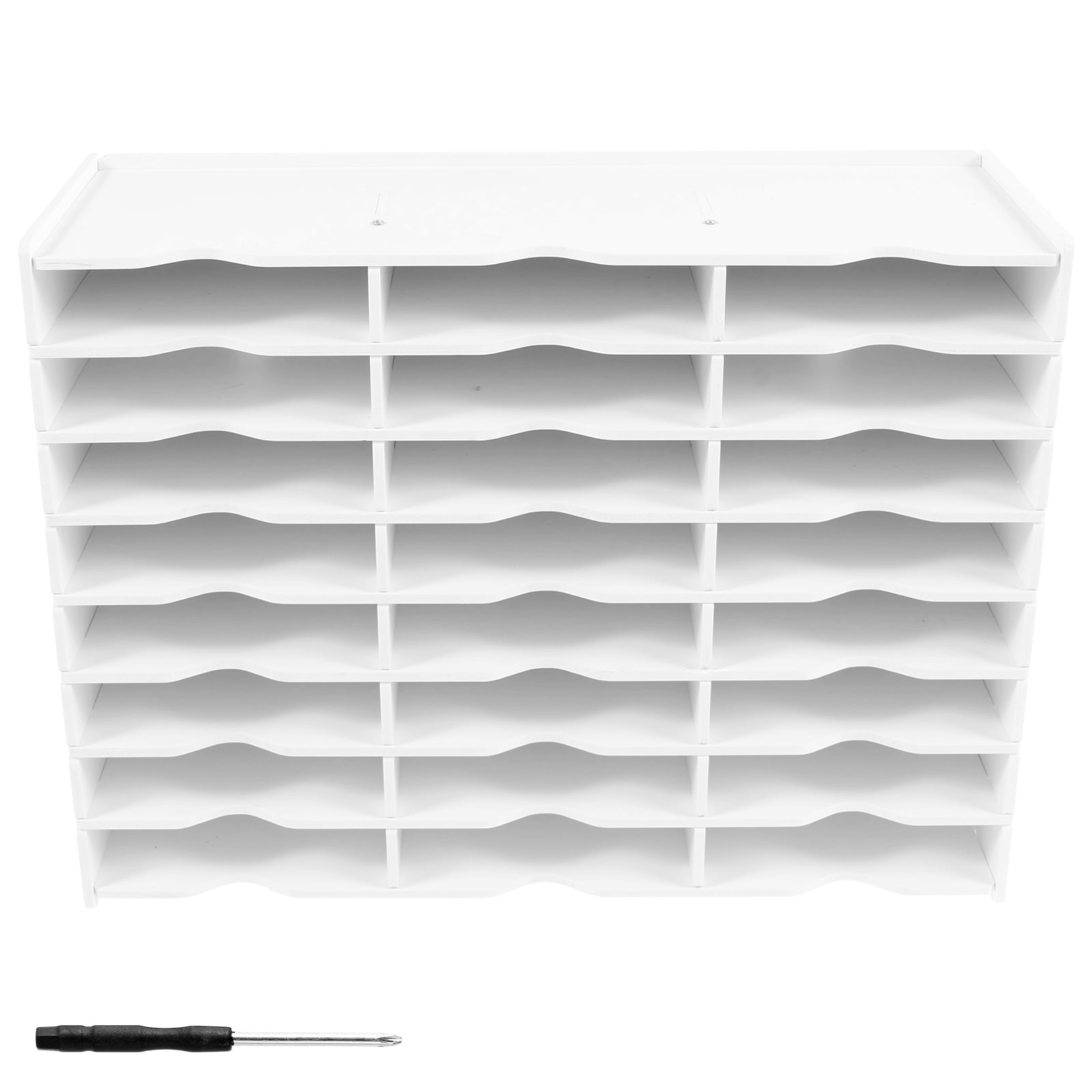 Toorise 24 Slots Ink Pad Holder Sturdy Pad Organizer Waterproof Stamp ...