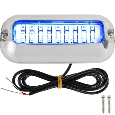 Nilight Marine Led Light Bar 2PCS 18w White 150° Flood Beams Ponton ...