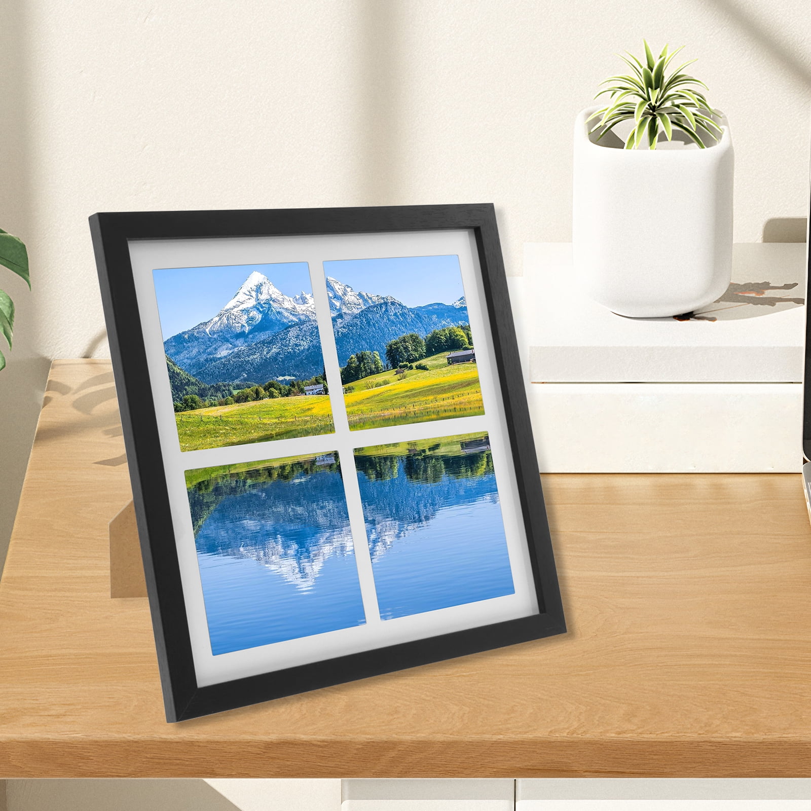 Toorise 4Pcs Shadow Box Frame Elegant Shadow Picture Box Wood Shadow ...