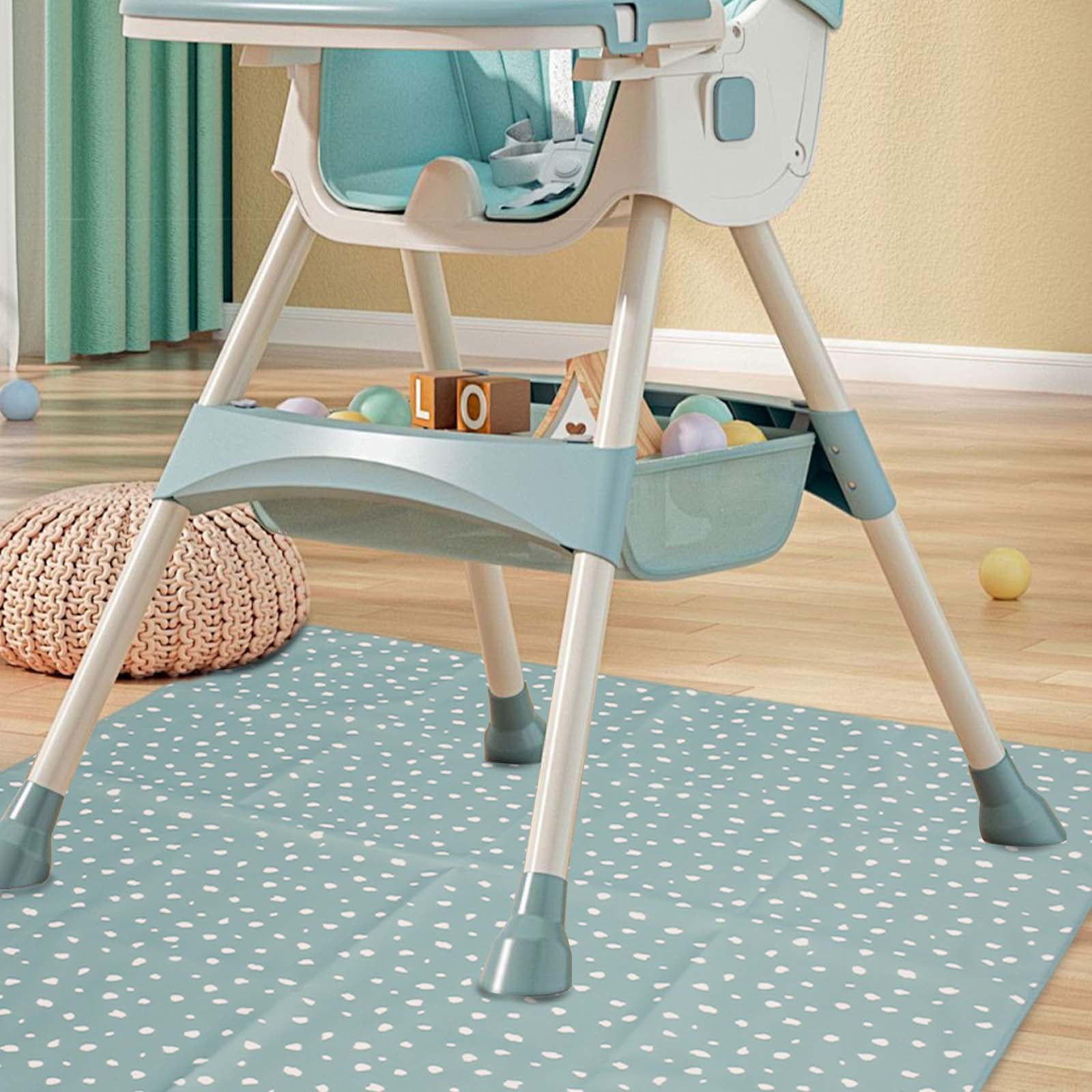 Toorise Baby Splat Mat Waterproof Splat Mat Washable Under Highchair ...