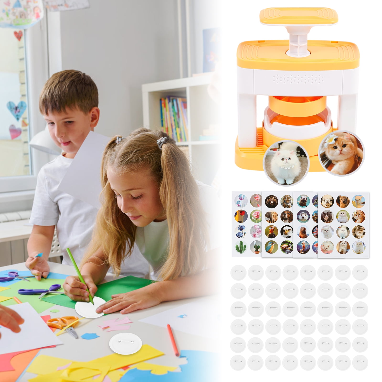 Toorise Badge Maker Machine Solid Pin Maker Versatile Creative Press ...