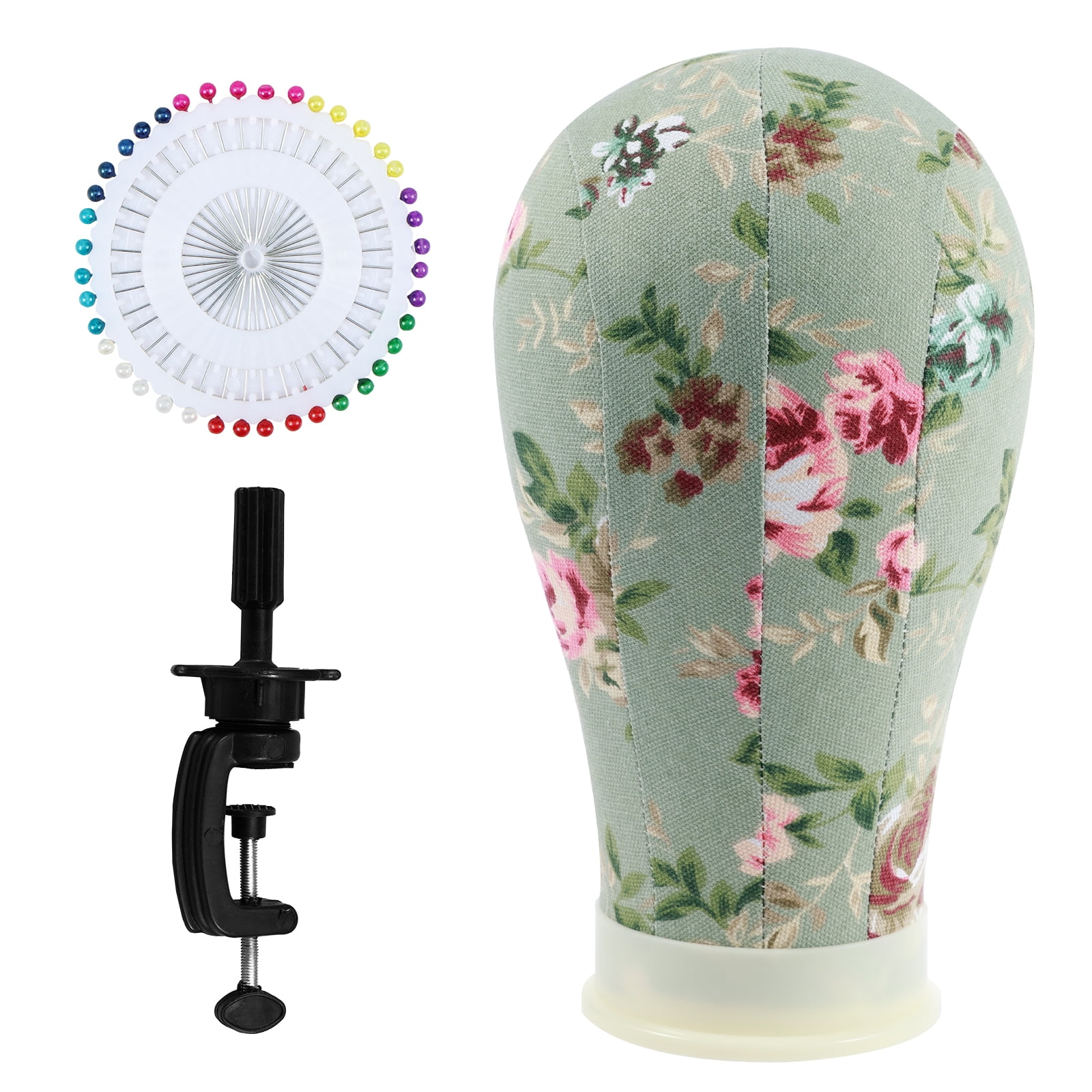 Toorise Canvas Block Head 22 inch Canvas Wig Head Easy to Use Mannequin ...