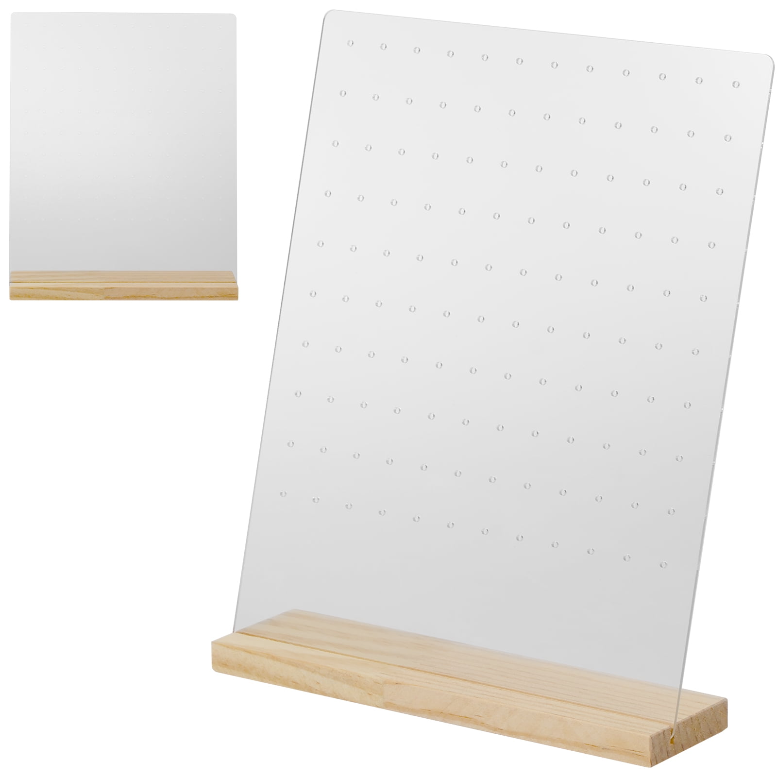 Toorise Clear Tabletop Pin Storage Stand Pin Collection Display ...