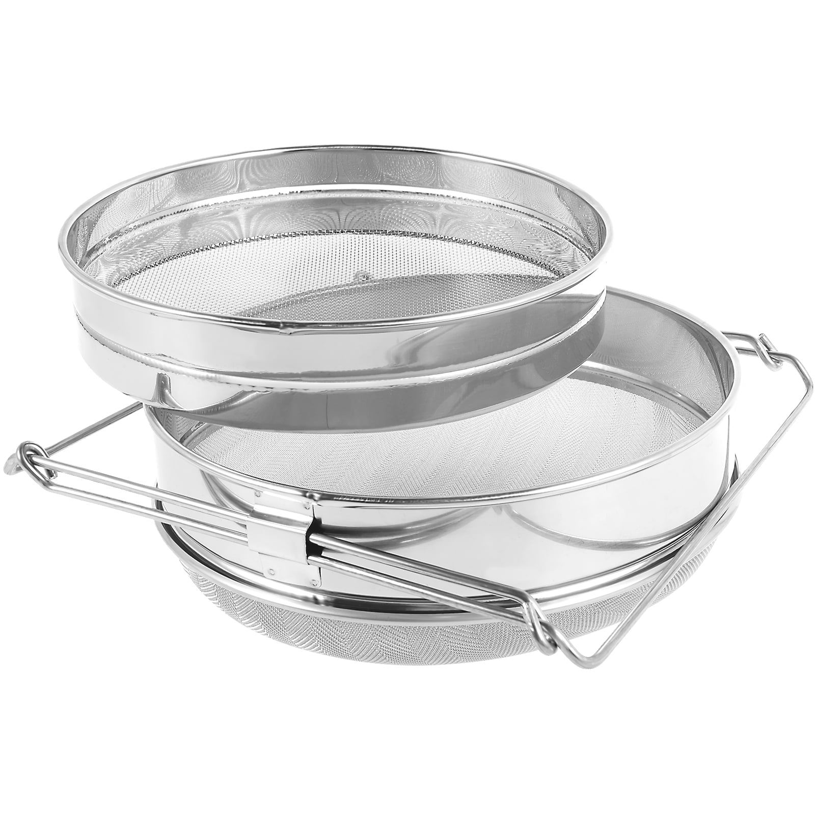 Toorise Double Sieve Honey Strainer with Extendable Arms Stainless ...