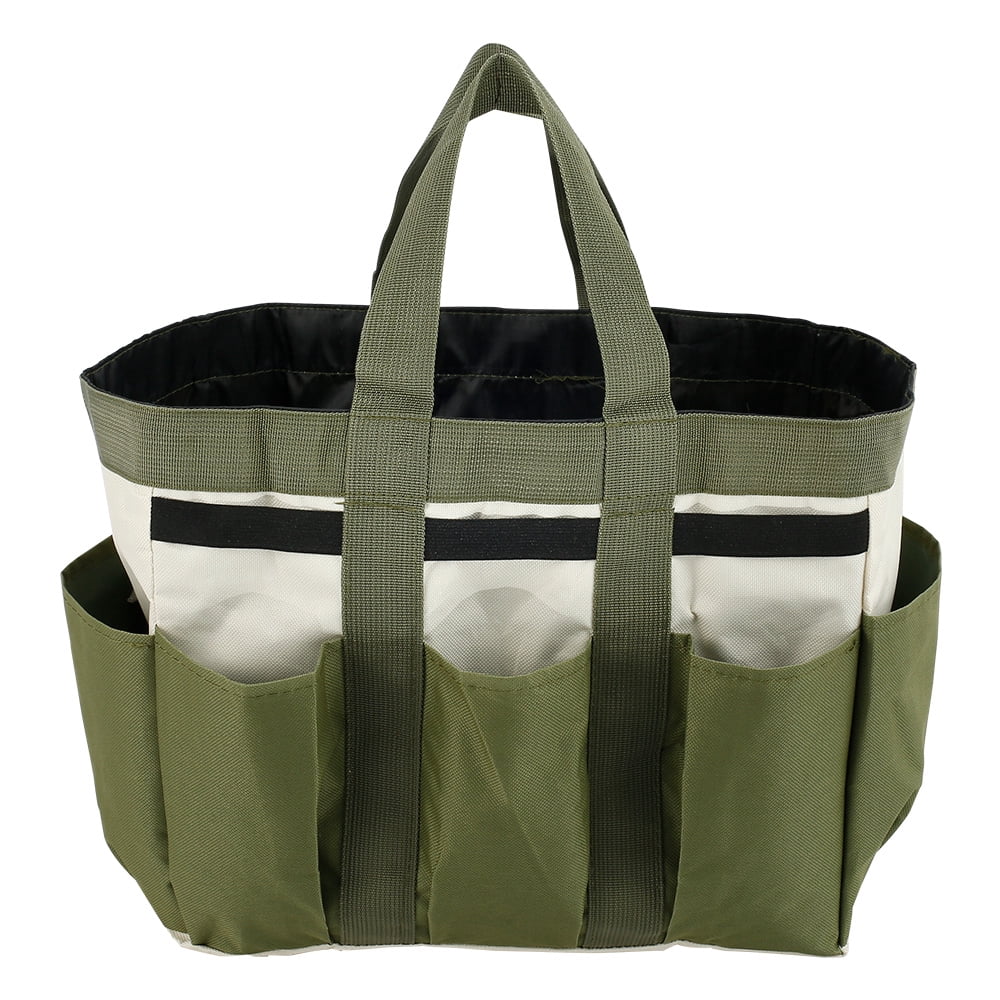 Toorise Garden Tool Bag Organizer Heavy Duty 8 Pocket Gardening Hand ...