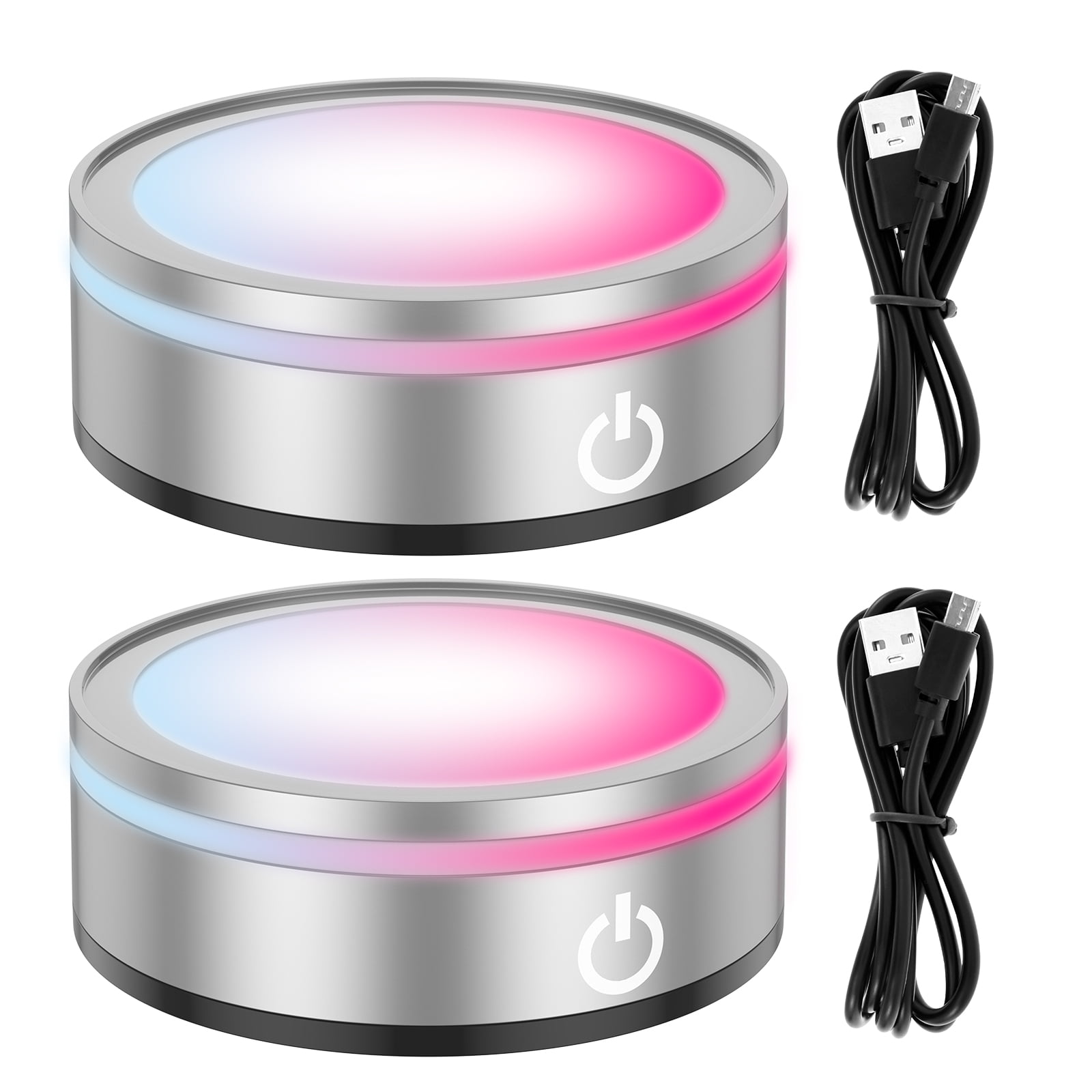 Toorise LED Light Base Touch Switch LED Display Base 6 Lighting Modes ...