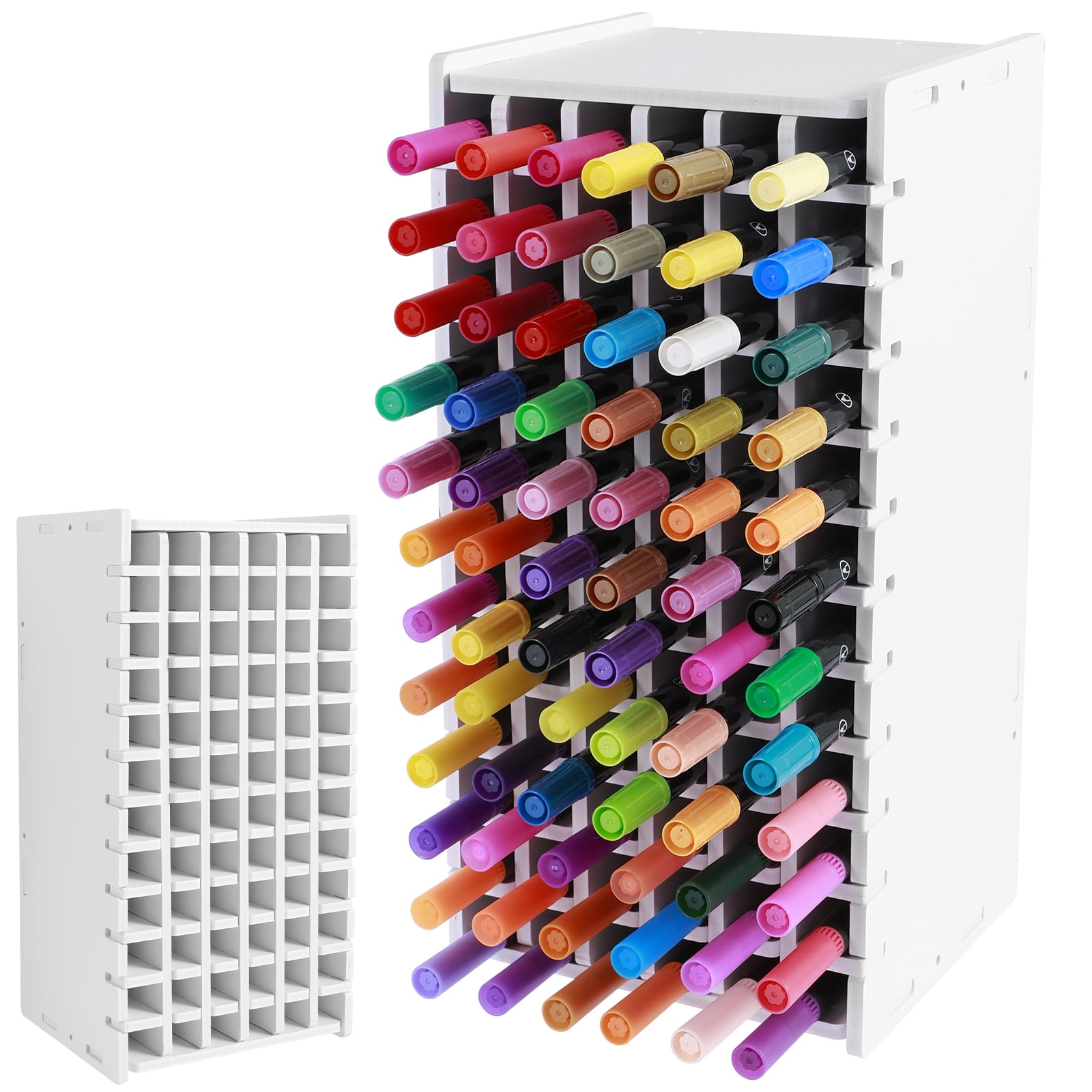 Toorise Marker Storage Organizer 72/120 Slots Marker Holder Organizer ...