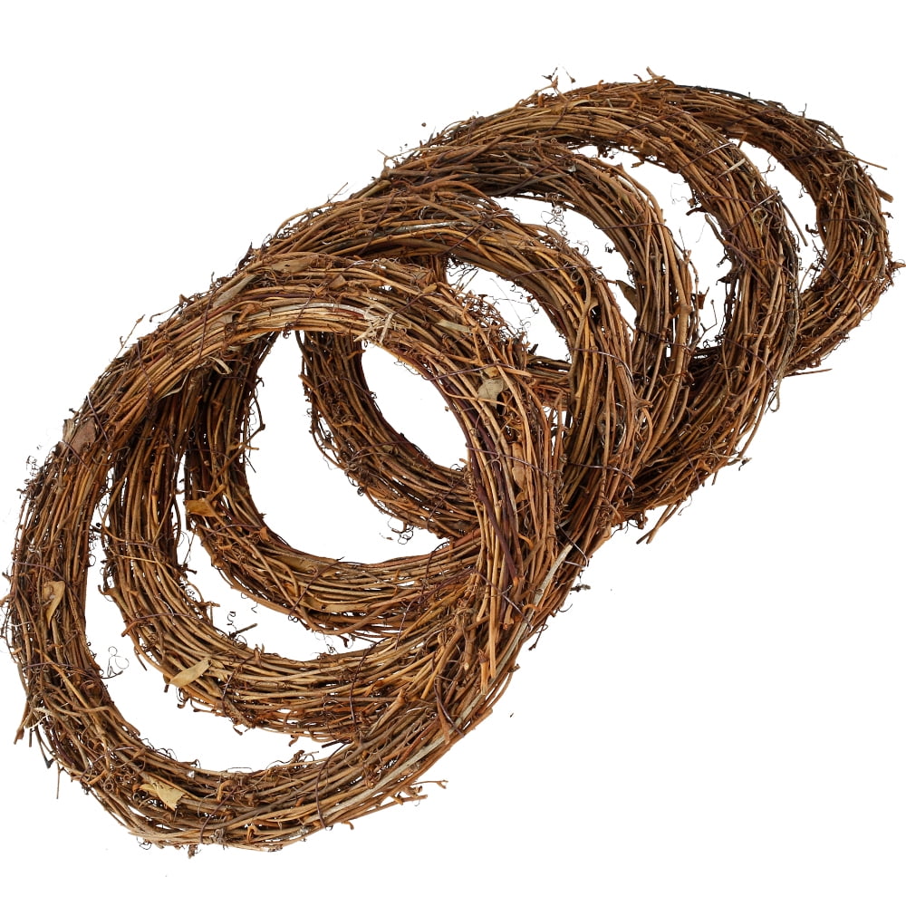 Toorise Natural Wreath 25/30cm Diameter Retro Christmas Rattan Wreath ...