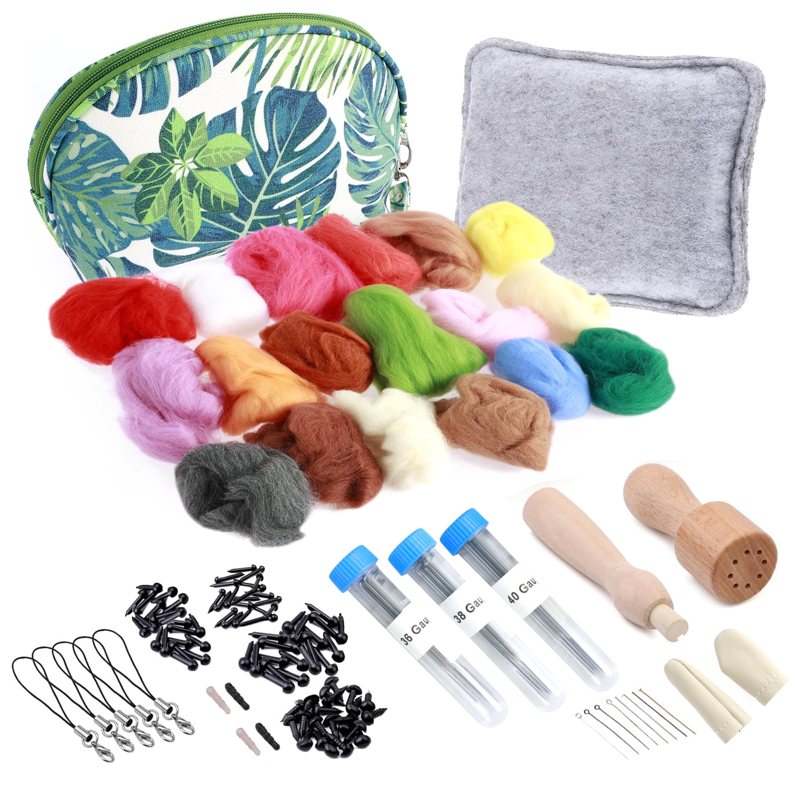 Toorise Needle Felting Kit Colorful Needle Felting Starter Kit Complete ...