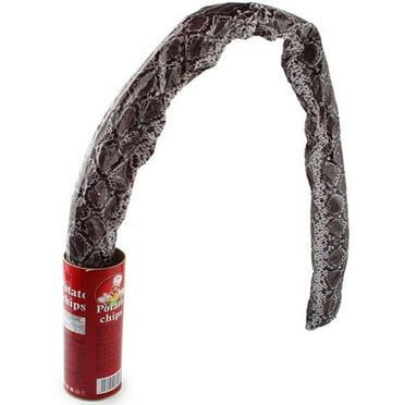 The Potato Chip Snake In A Can Gag Gift Prank Large (2 Snakes In One ...
