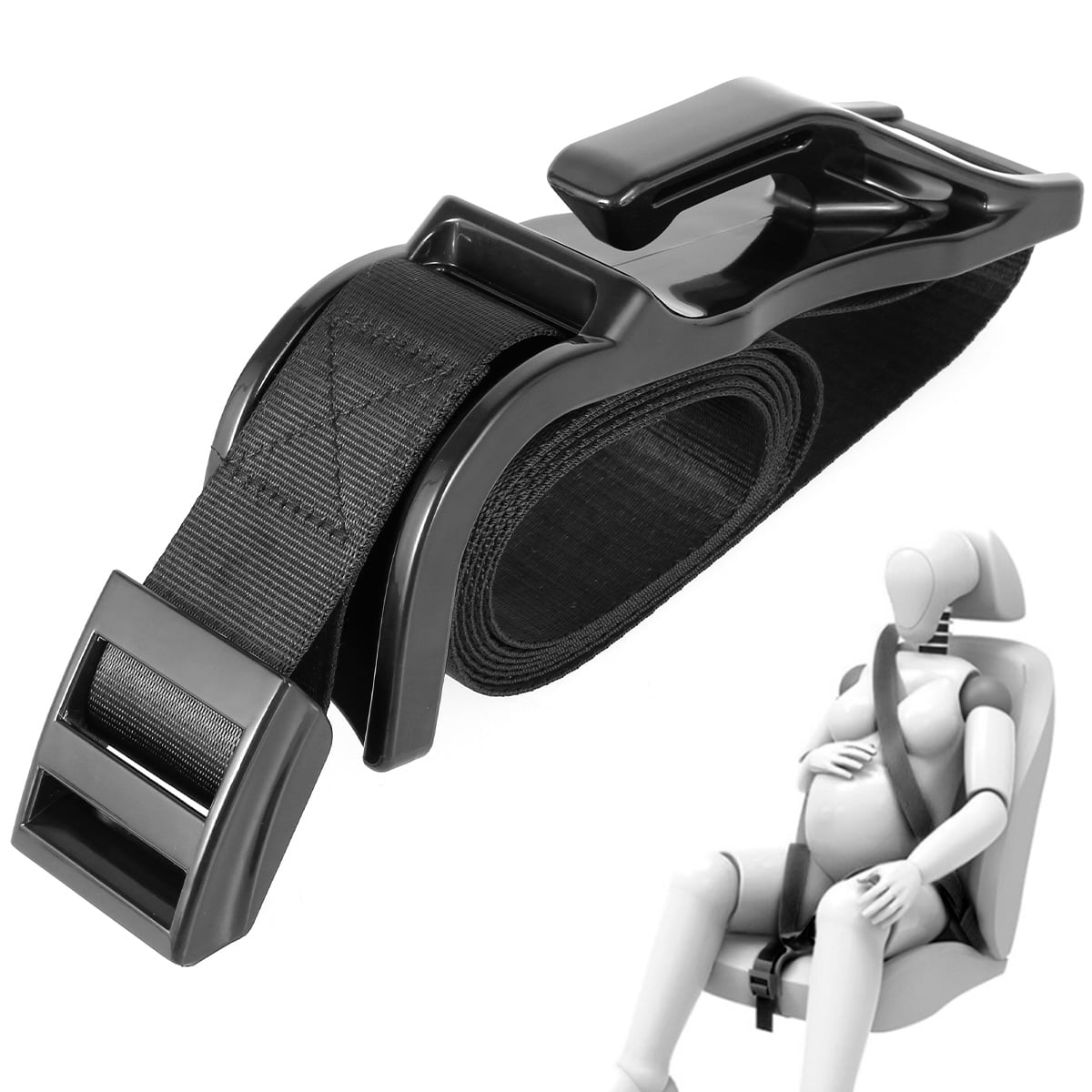 Toorise Pregnancy Seat Belt, Adjustable Bump Strap, TPR Nylon Material ...