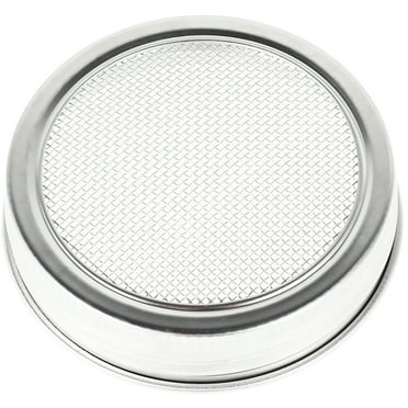 4 Pcs Mason Jar Sprout Lids Wide Mouth Stainless Steel Screen Mesh ...