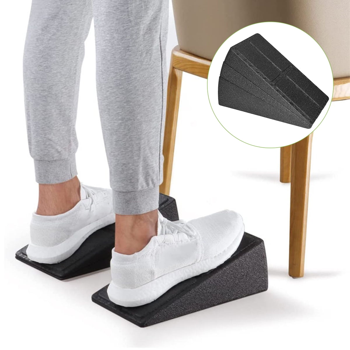 Toorise 3Pcs Squat Wedge Block, 440LB Heavy Duty Slant Board, 8.5Â° and ...