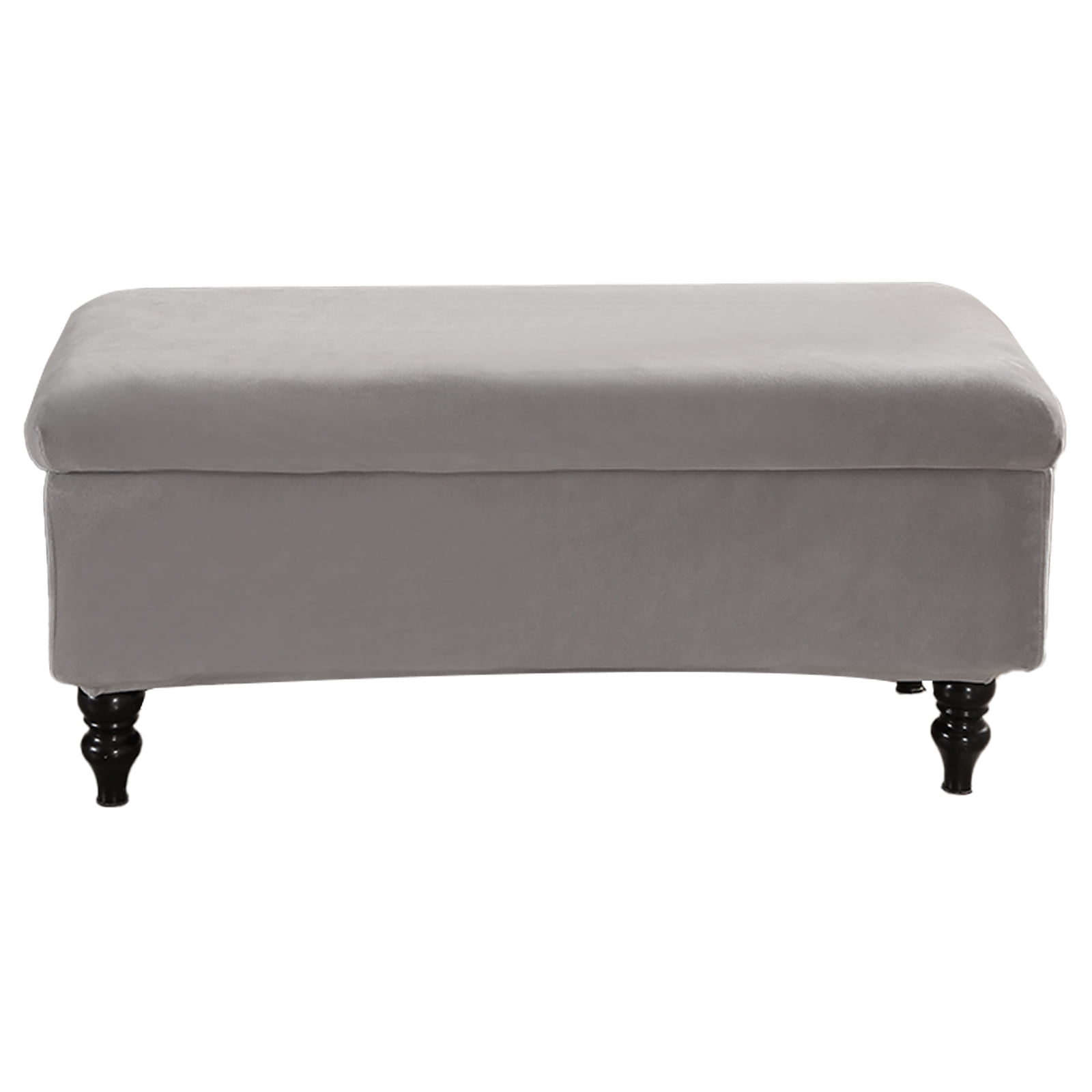 Toorise Storage Ottoman Cover Stretch Ottoman Bench Cover Soft ...