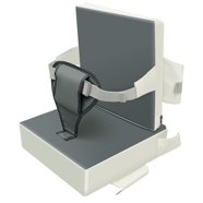 mifold comfort grab-and-go portable backless car booster seat, royal ...